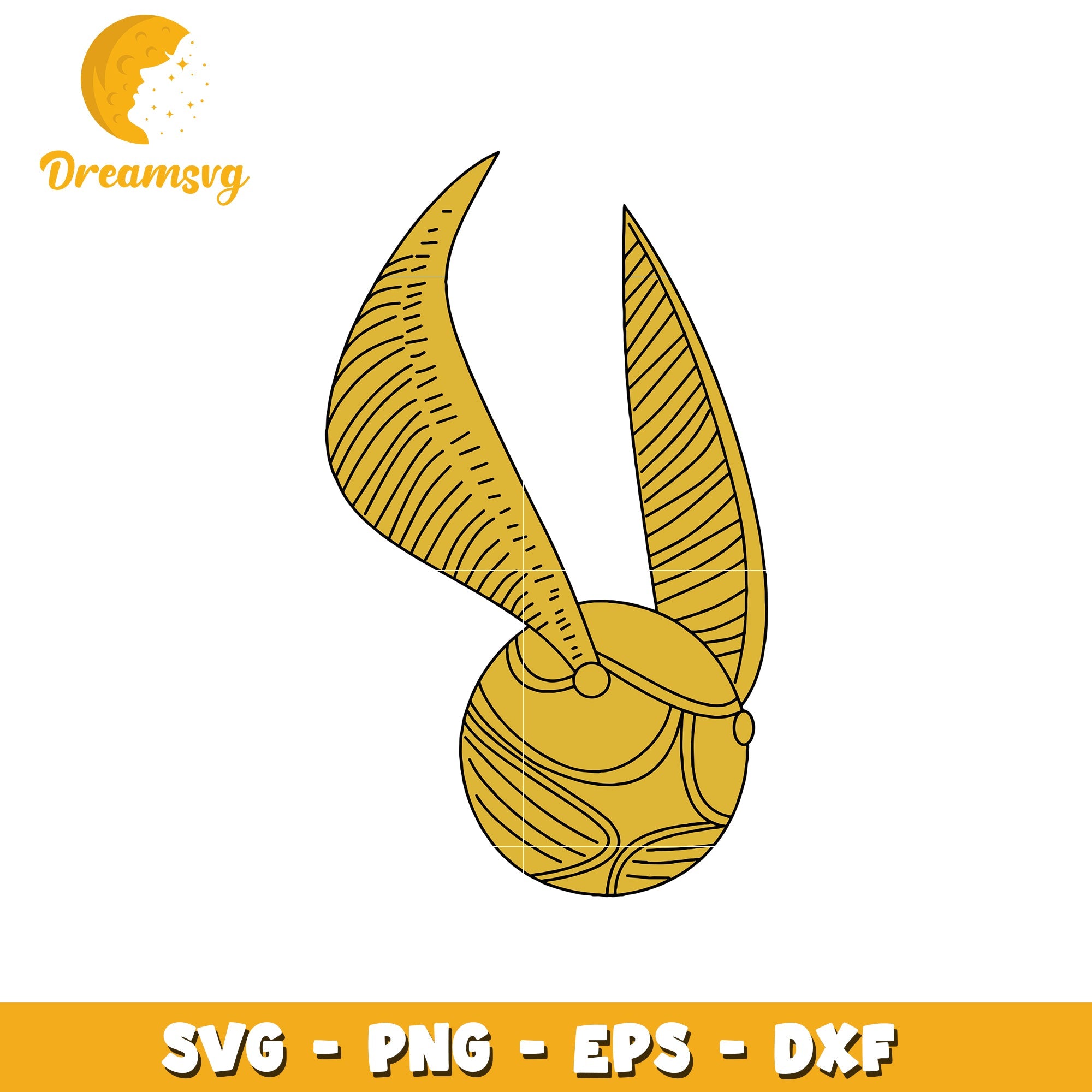 Golden Snitch SVG PNG, Downloadable Cricut Files