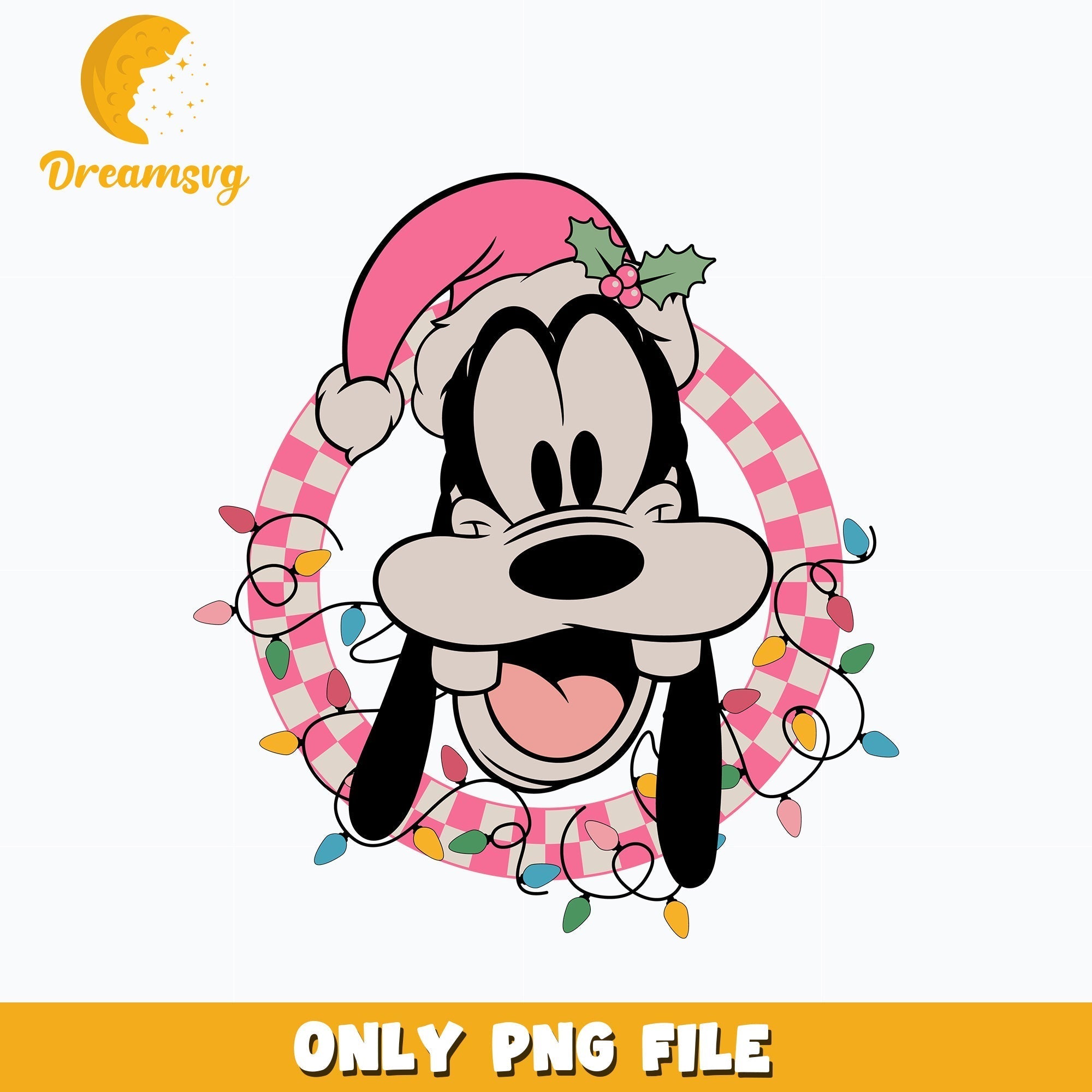 Goofy Pink Christmas png