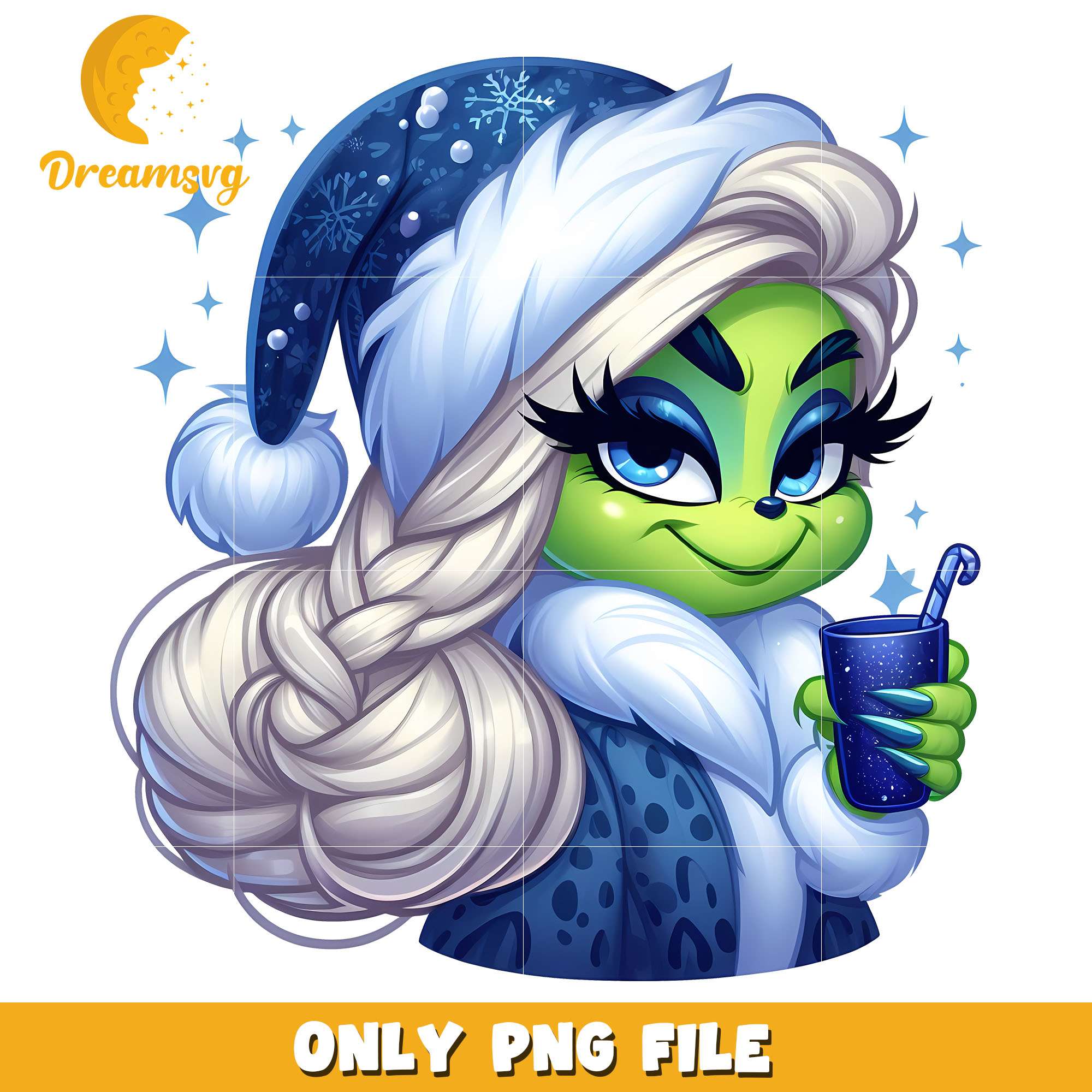 Grinch girl santa hat png, Grinch girl png, christmas png