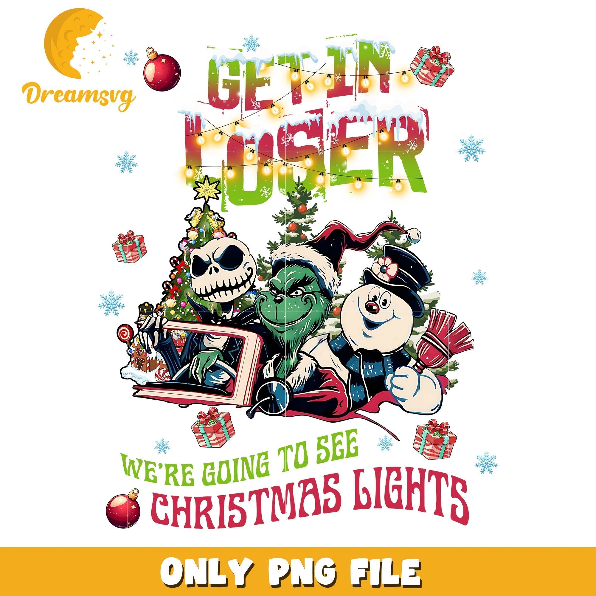 Grinch and get in loser png, grinch that stole christmas png