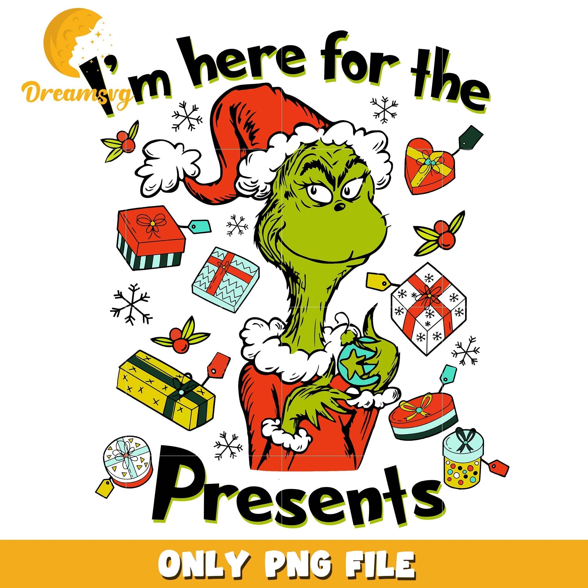 Grinch for the present png, the grinch stealing presents png