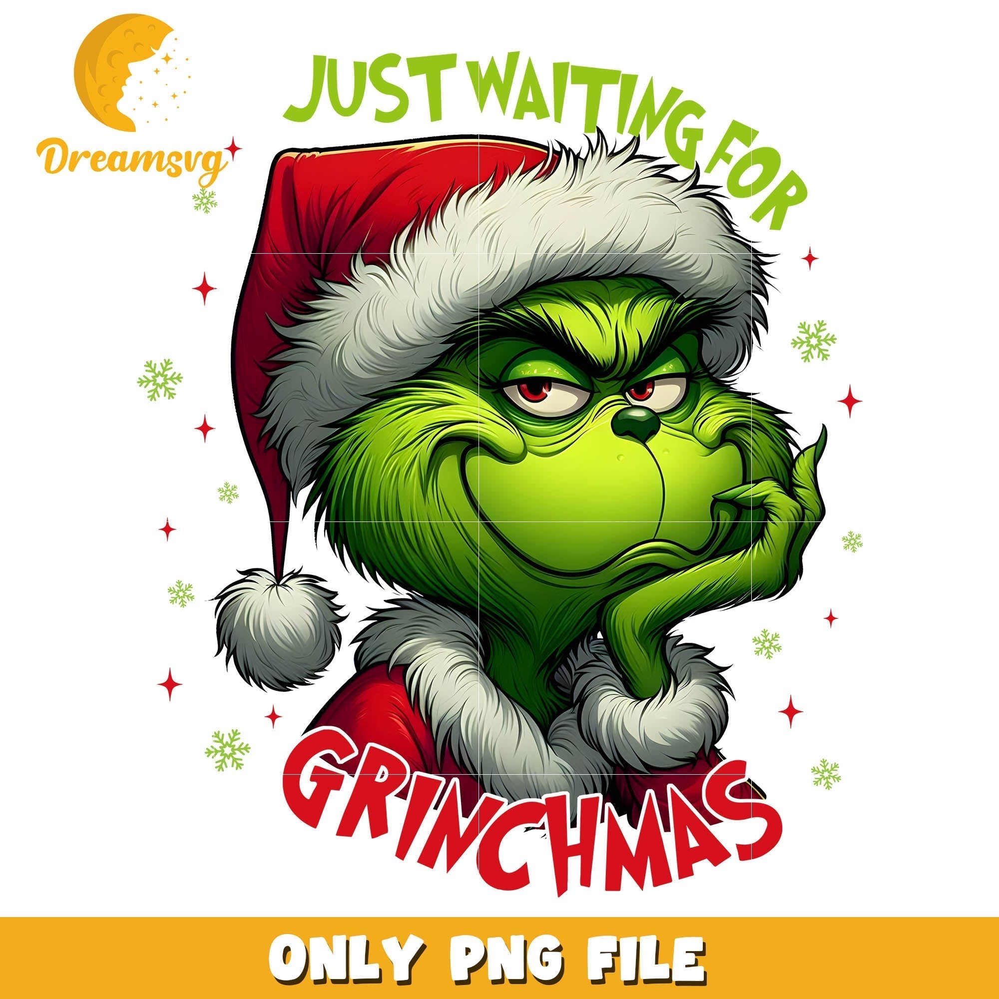 Grinch is waiting for christmas png, grinch christmas ornaments png