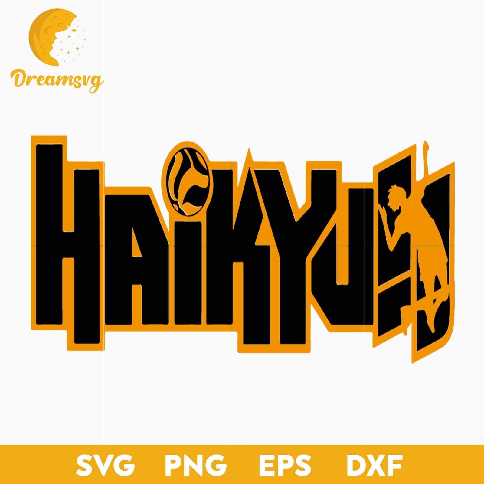 Haikyuu Logo Svg, Volleyball Svg, Anime Svg, Haikyuu Anime Logo Svg, f