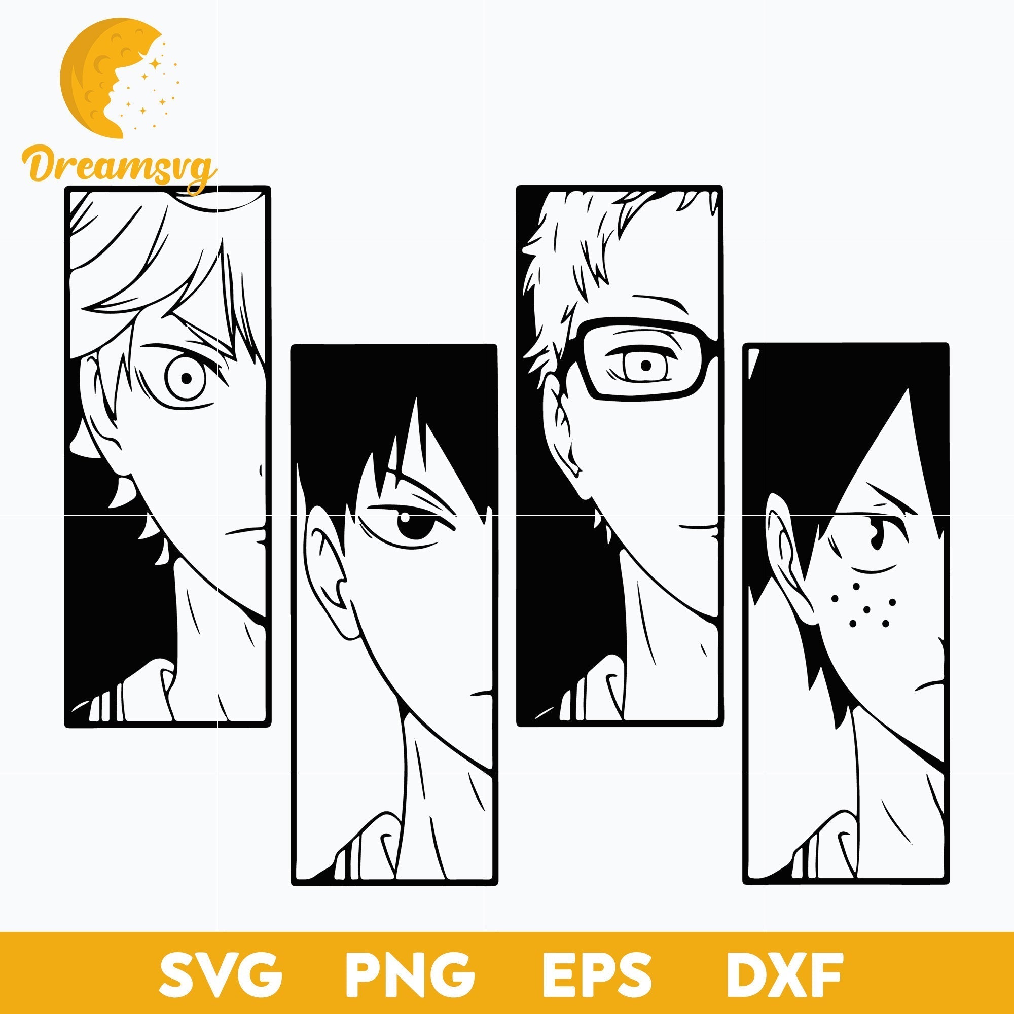 Haikyuu Svg, Anime Svg, Manga Svg, Japanese Svg, file for cricut, Anim ...