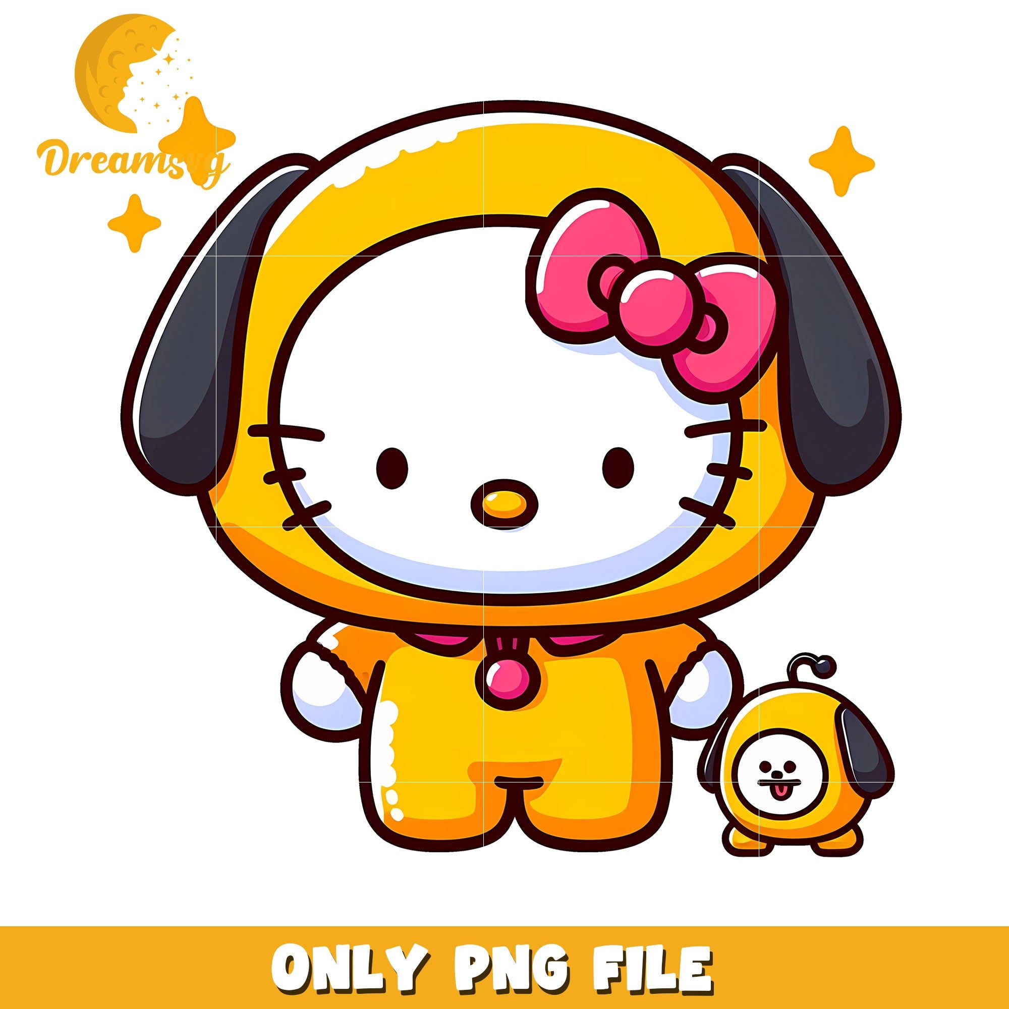 Hello Kitty BT21 PNG Cute Cartoon