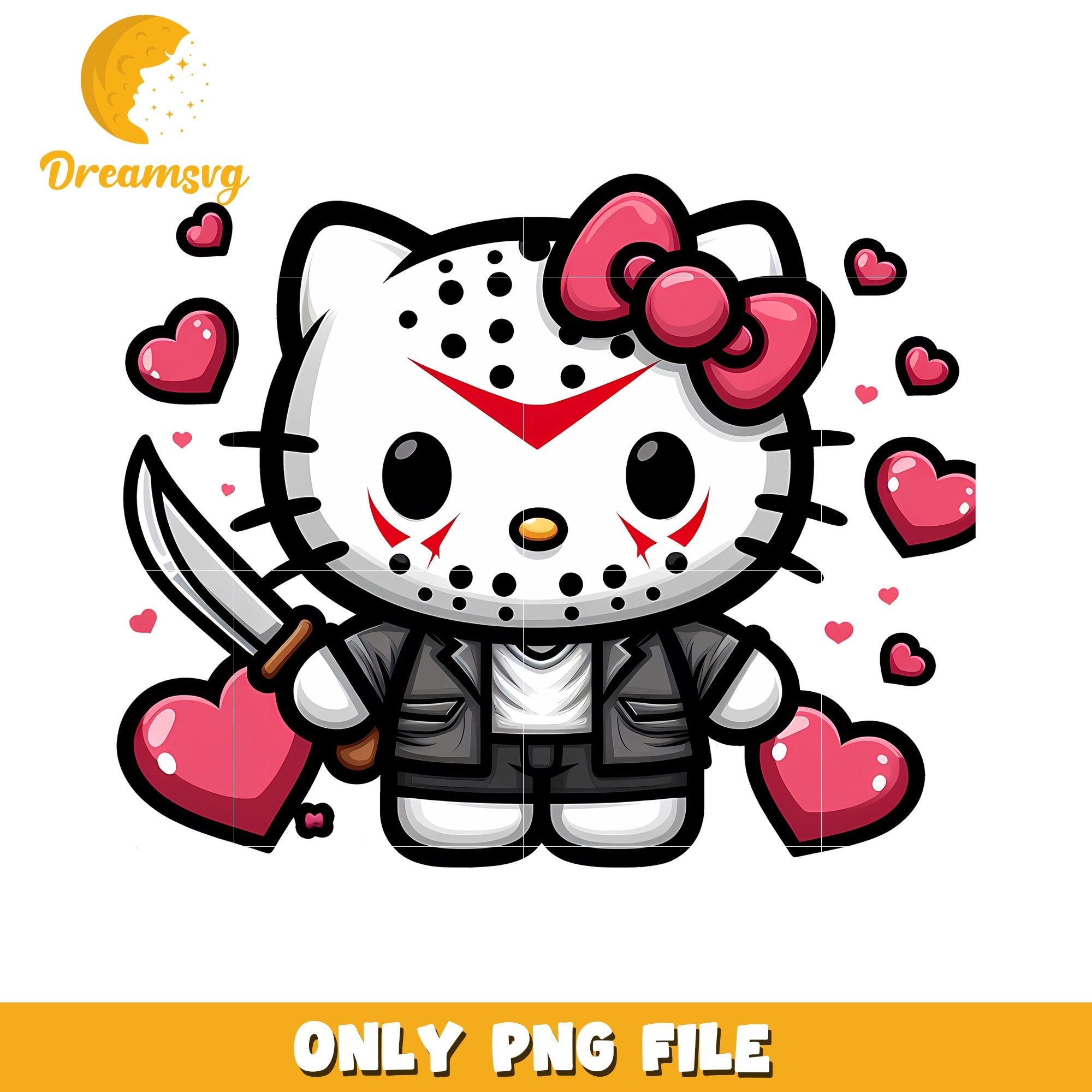 Hello Kitty Jason Voorhees PNG