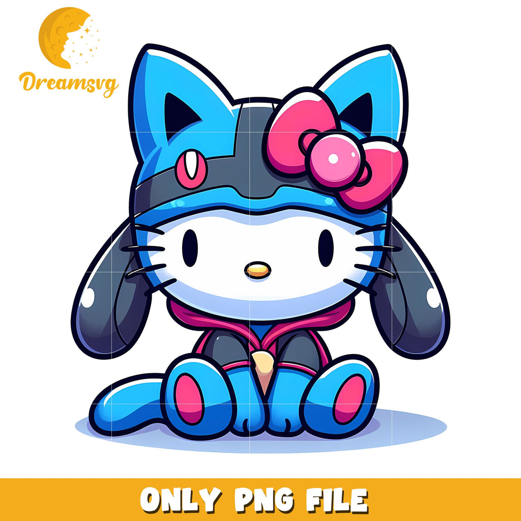 Hello Kitty Robot PNG Cute Anime Digital Art
