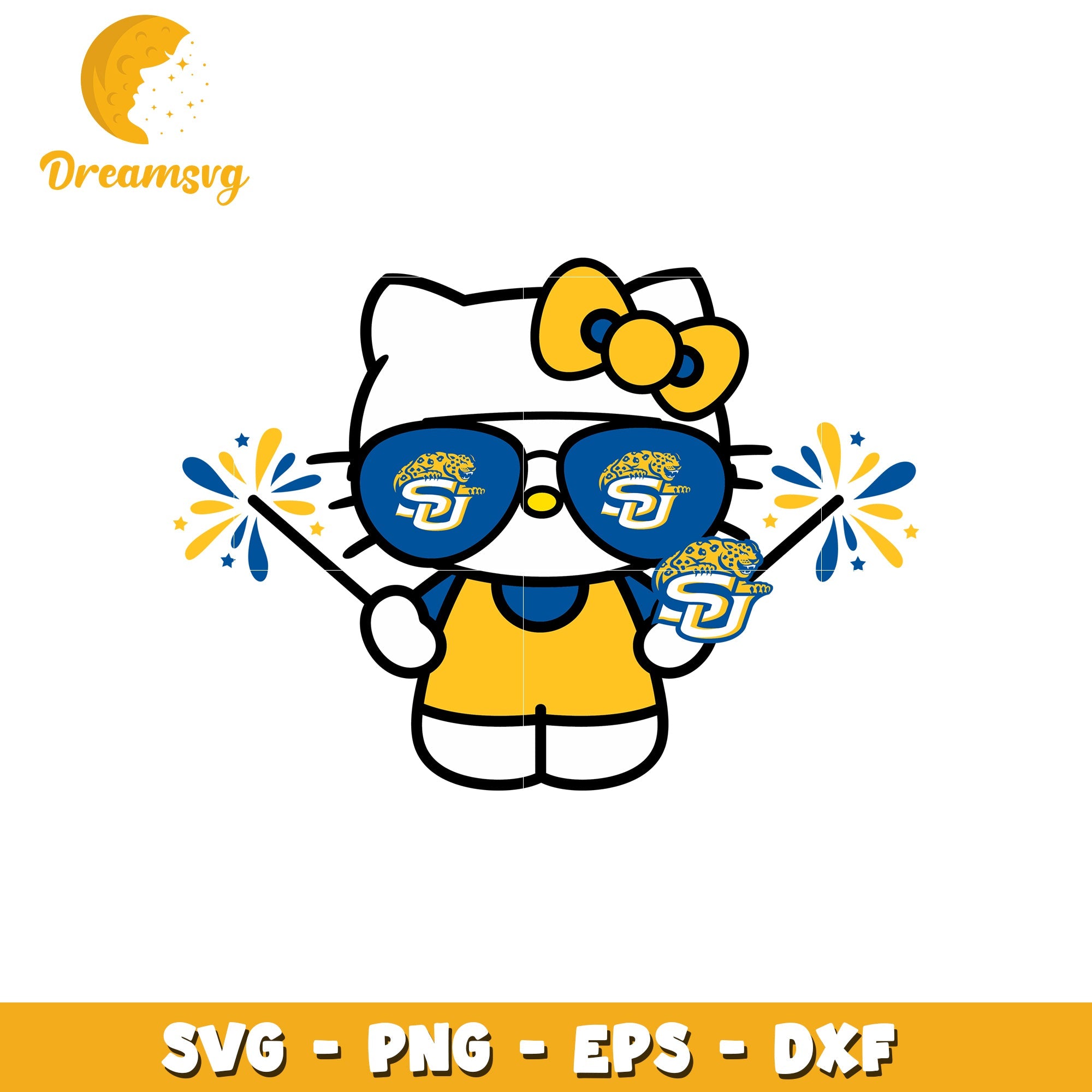 Hello Kitty SVG Design San Diego State University