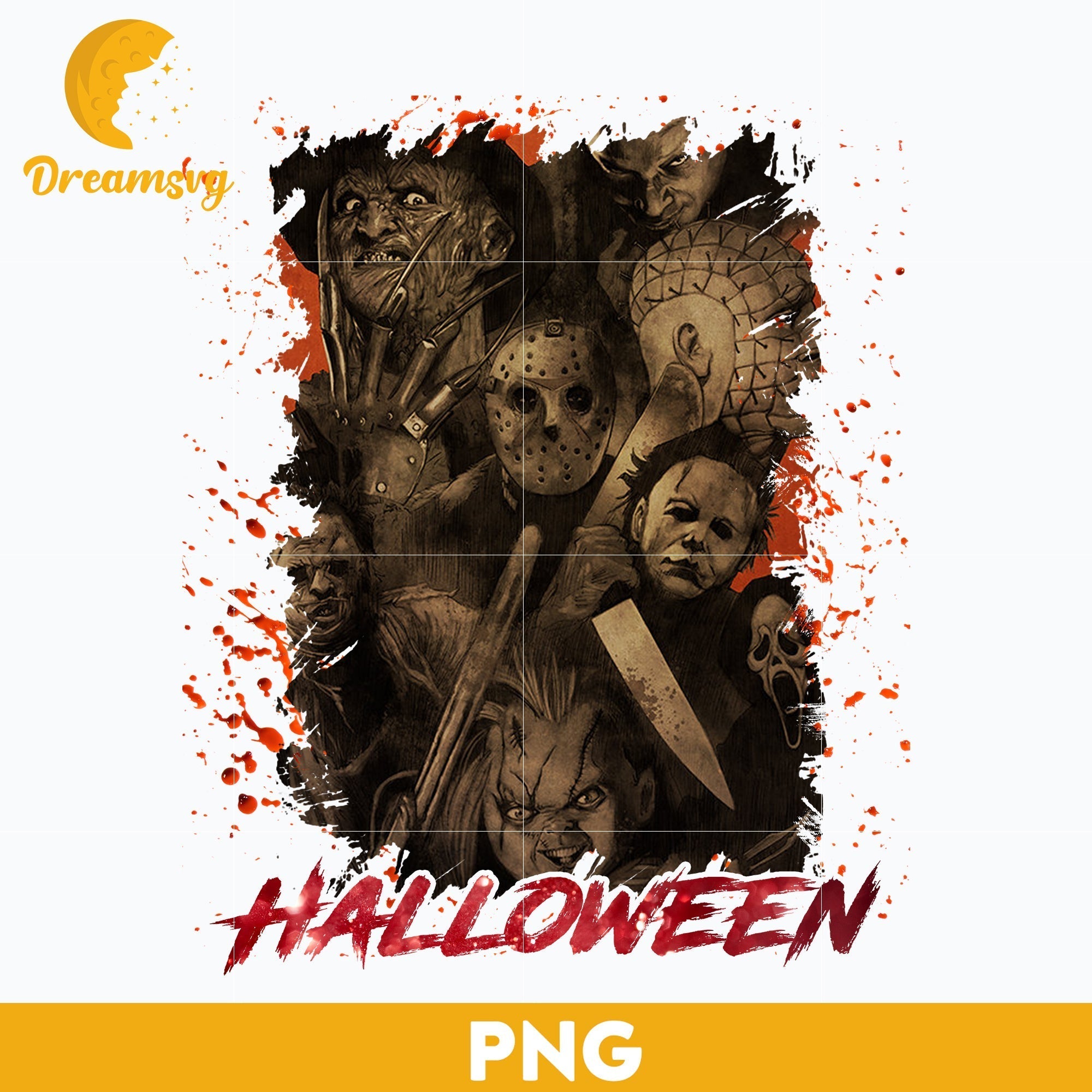 Horror movies PNG, Horror Characters PNG, Halloween Horror Movie Kille