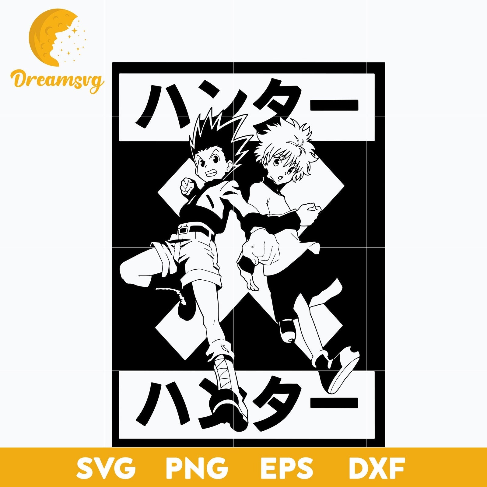 Hunter X Hunter Svg, Anime Svg, Japanese Manga Anime Svg, Hunter X Hun