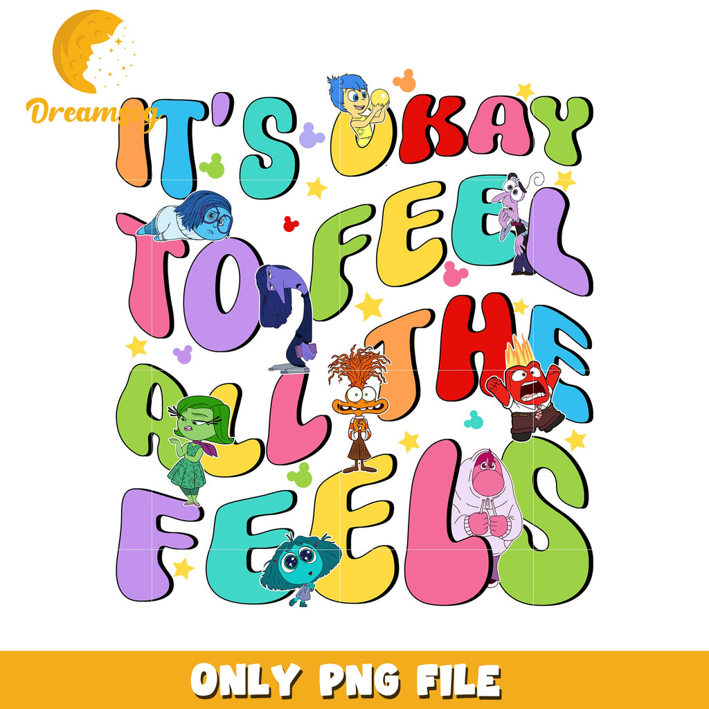 Inside Out PNG Sublimation Design