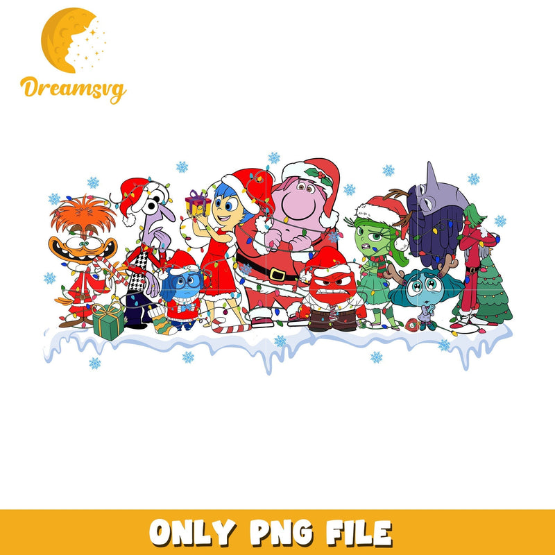 Inside out 2 christmas png, inside out 2 characters png