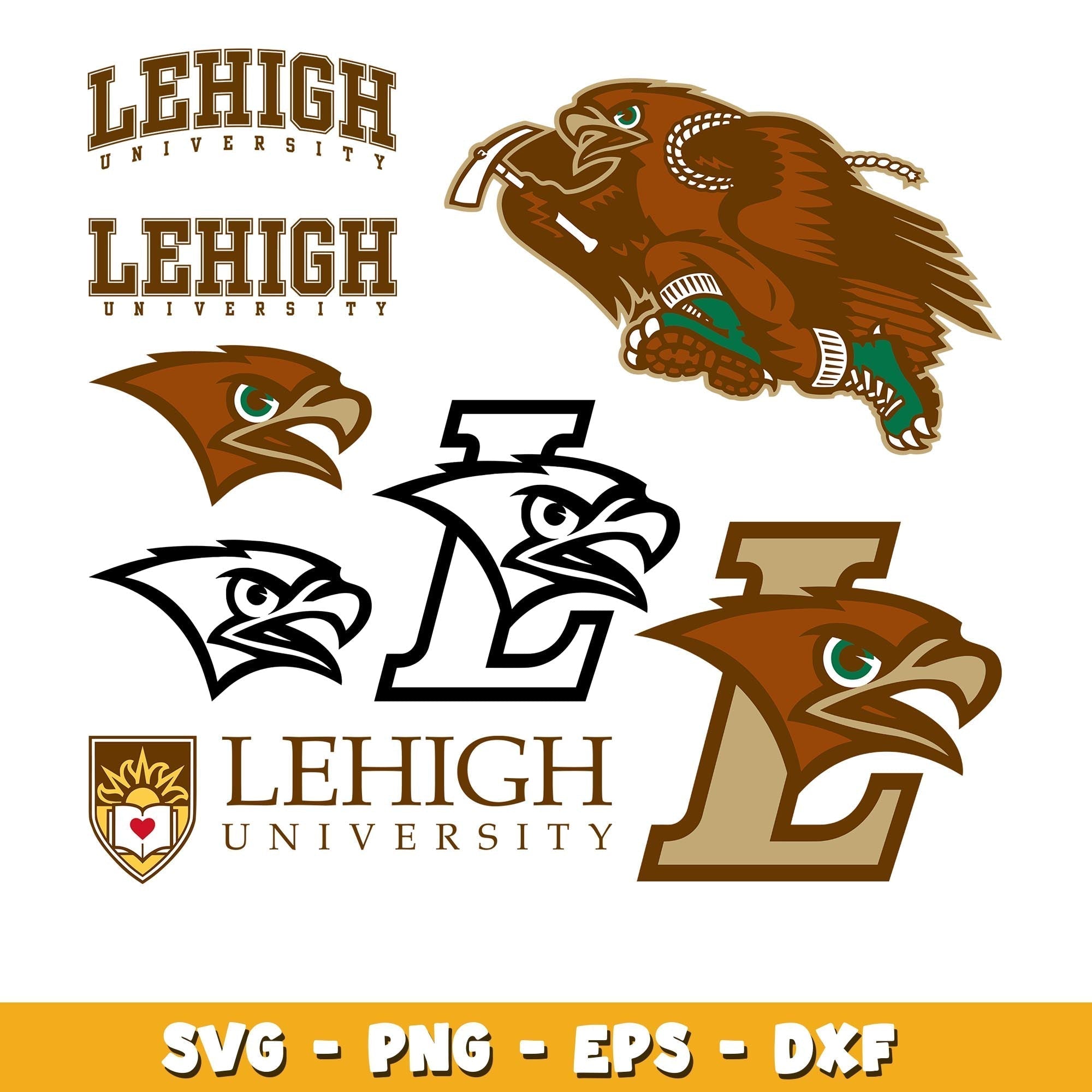 Lehigh Mountain Hawks Bundle svg, Lehigh Mountain Hawks logo svg, ncaa