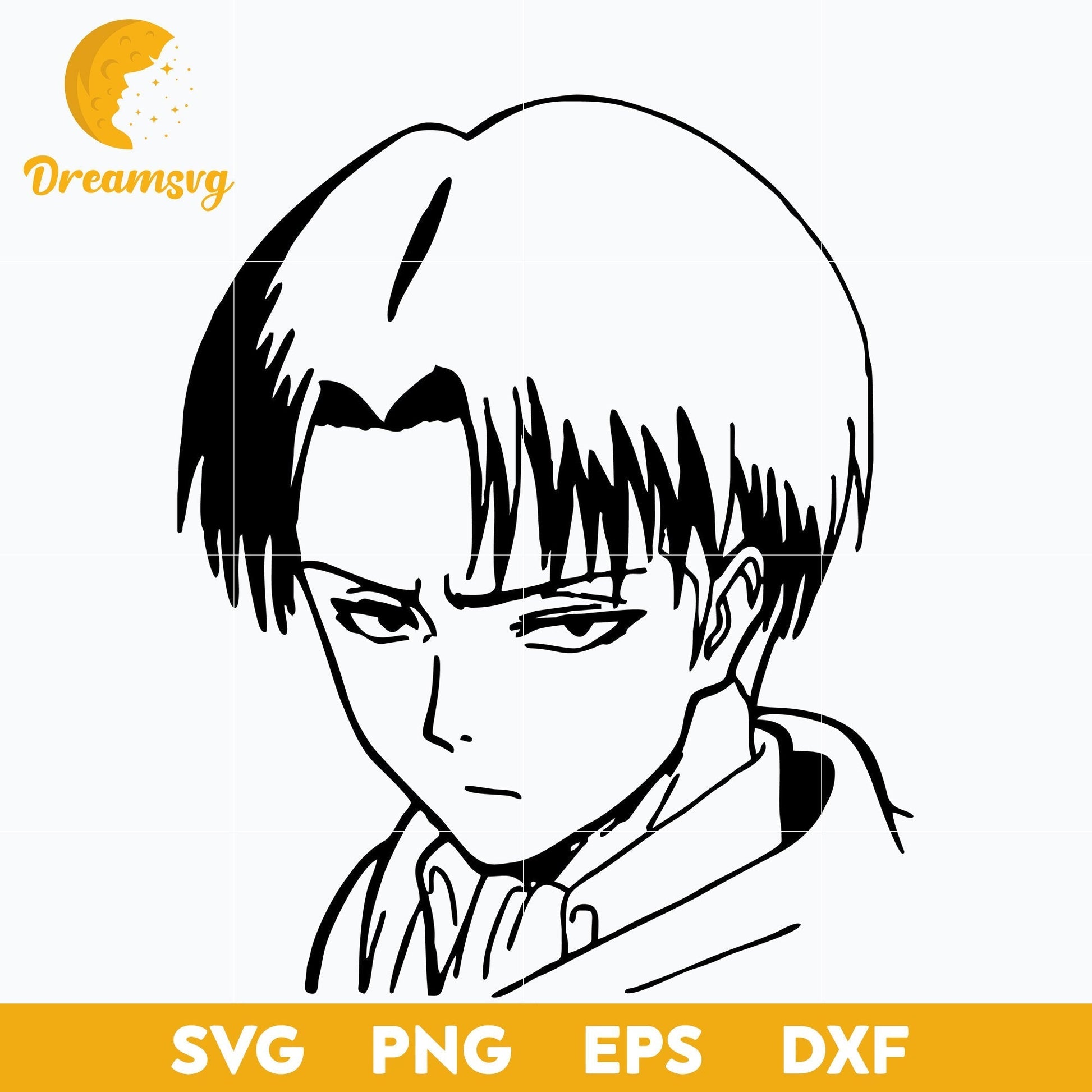 Levi Ackerman Svg, Attack On Titan Svg, Japan Anime Svg, Manga Svg, Co ...