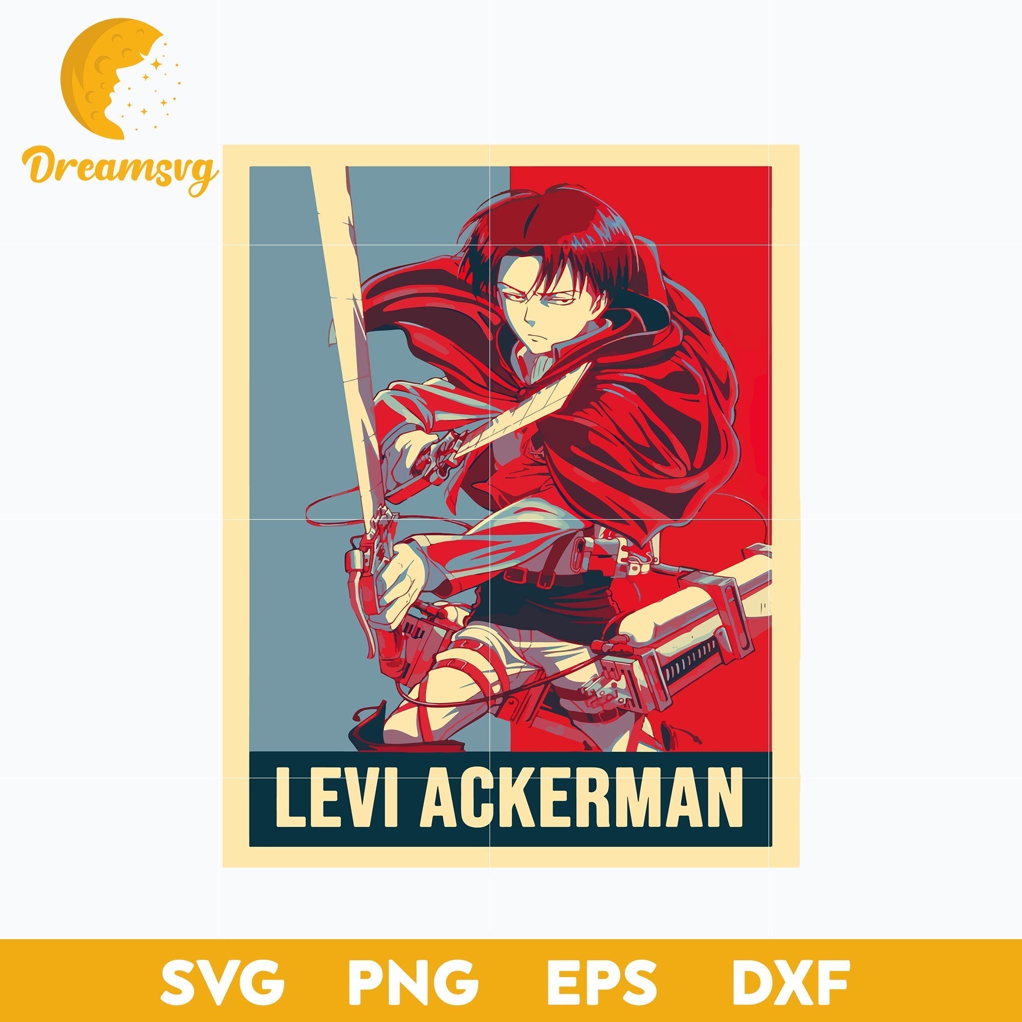 Levi Ackerman Svg, Attack On Titan Svg, Levi Svg, Anime Gift Svg, Anim