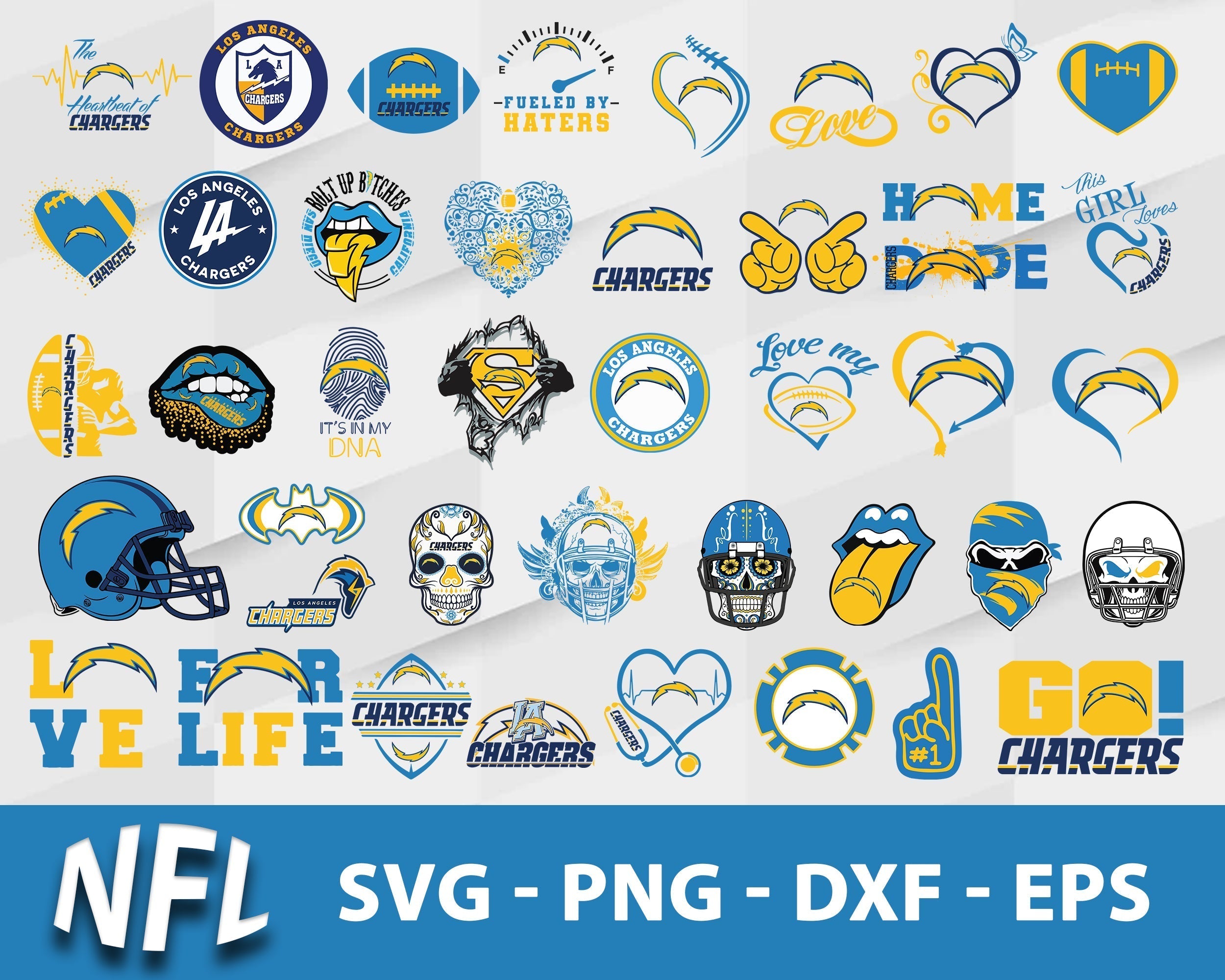 Los Angeles Chargers Svg Bundle, Los Angeles Chargers Svg, Sport Svg,