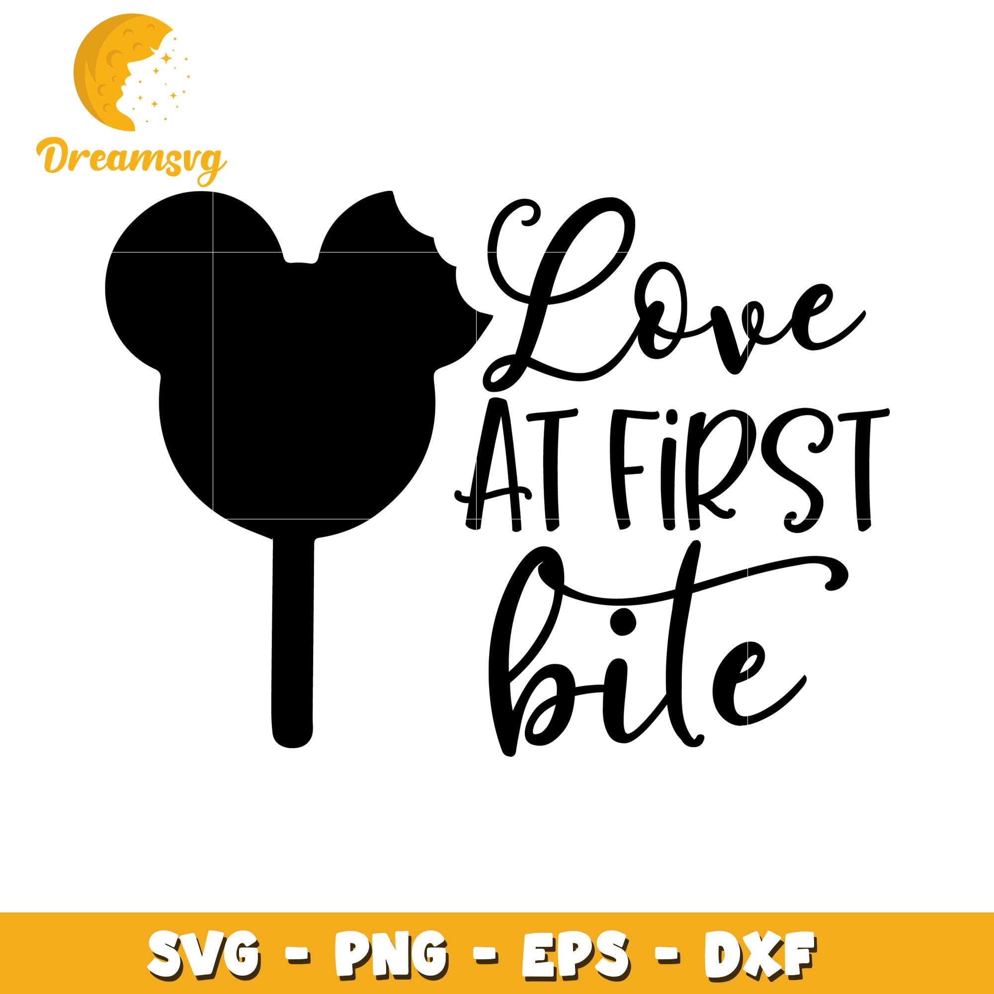 Love At First Bite SVG Cut File