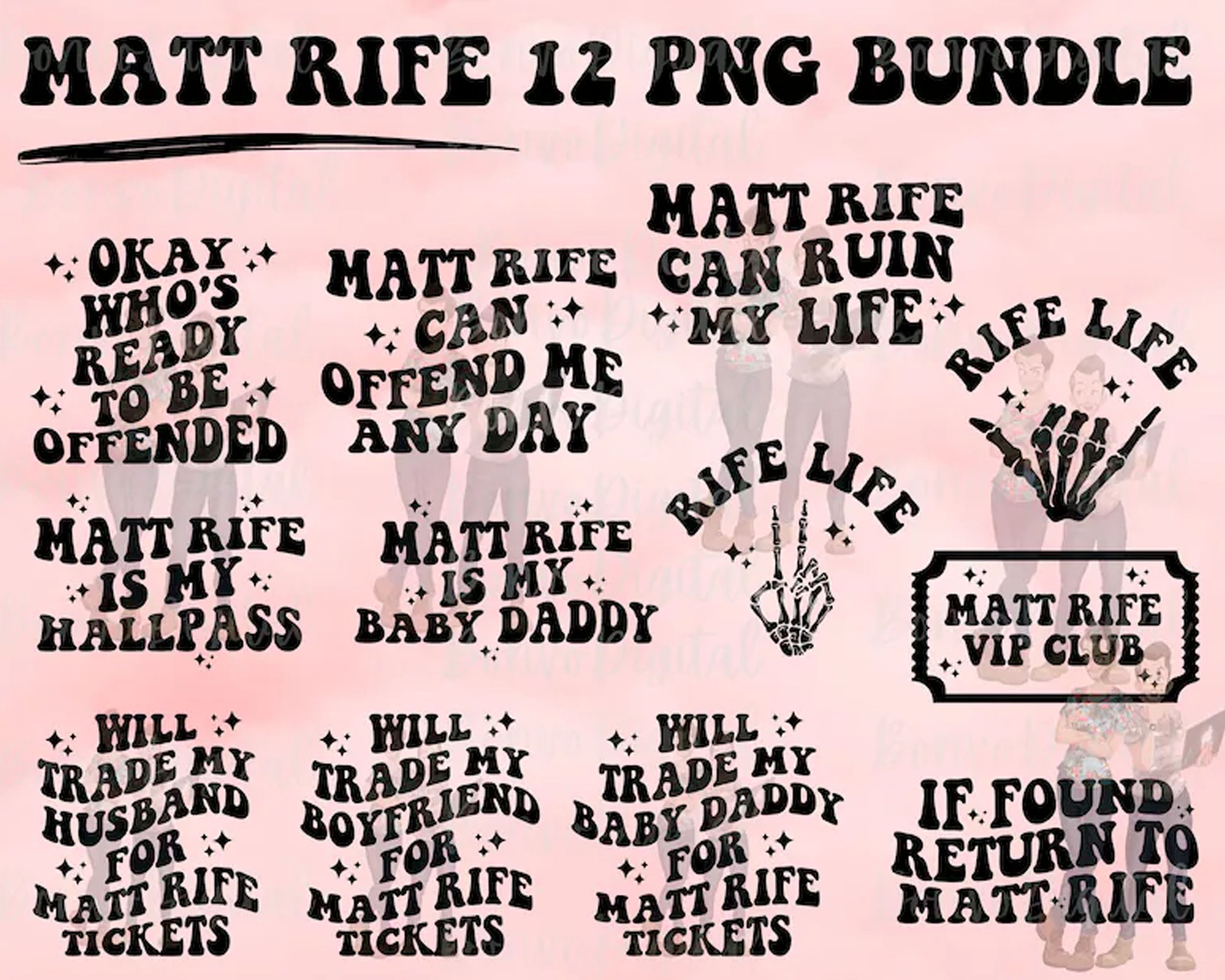 Matt Rife Bundle png, Trending bundle png, Instant download
