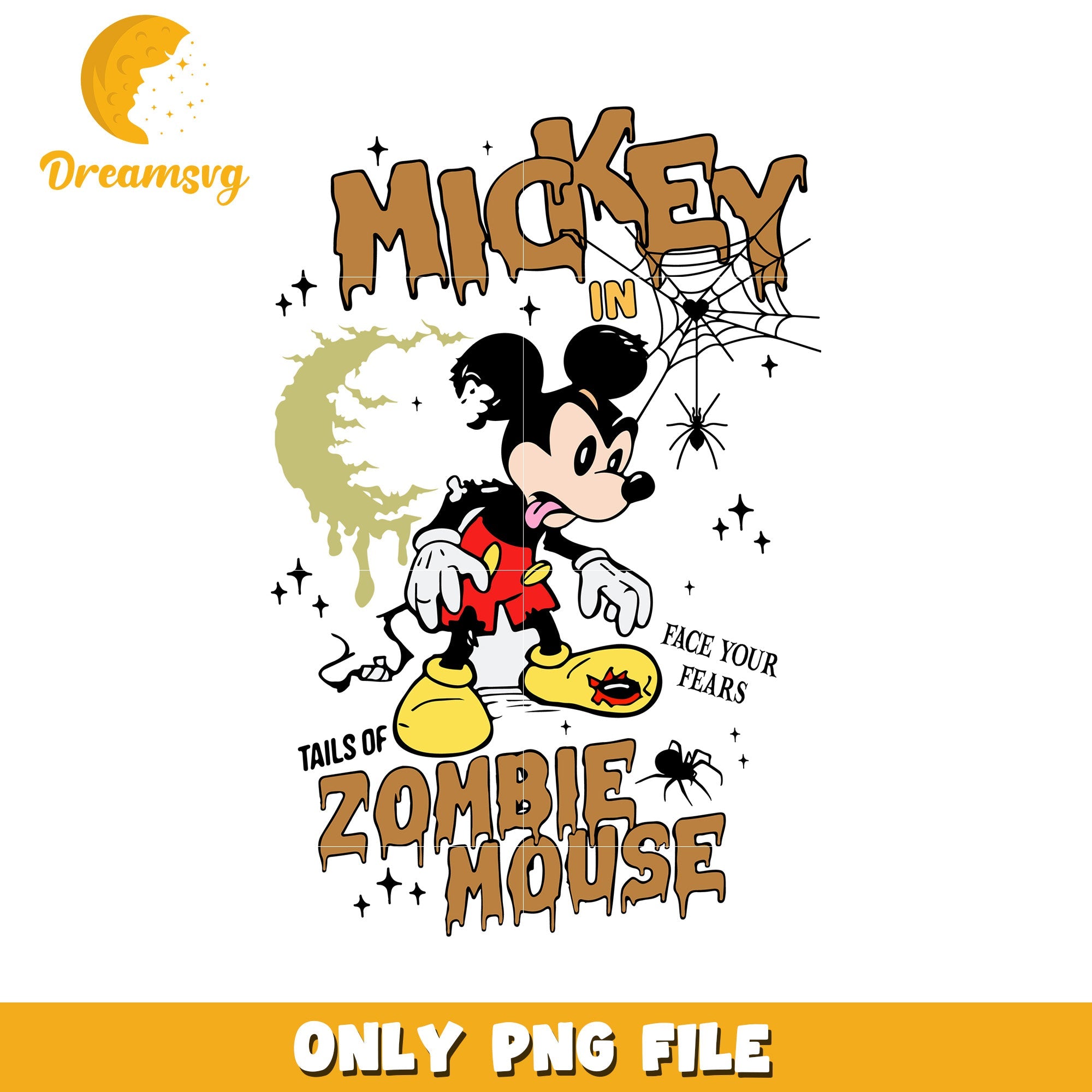Mickey Zombie Mouse PNG