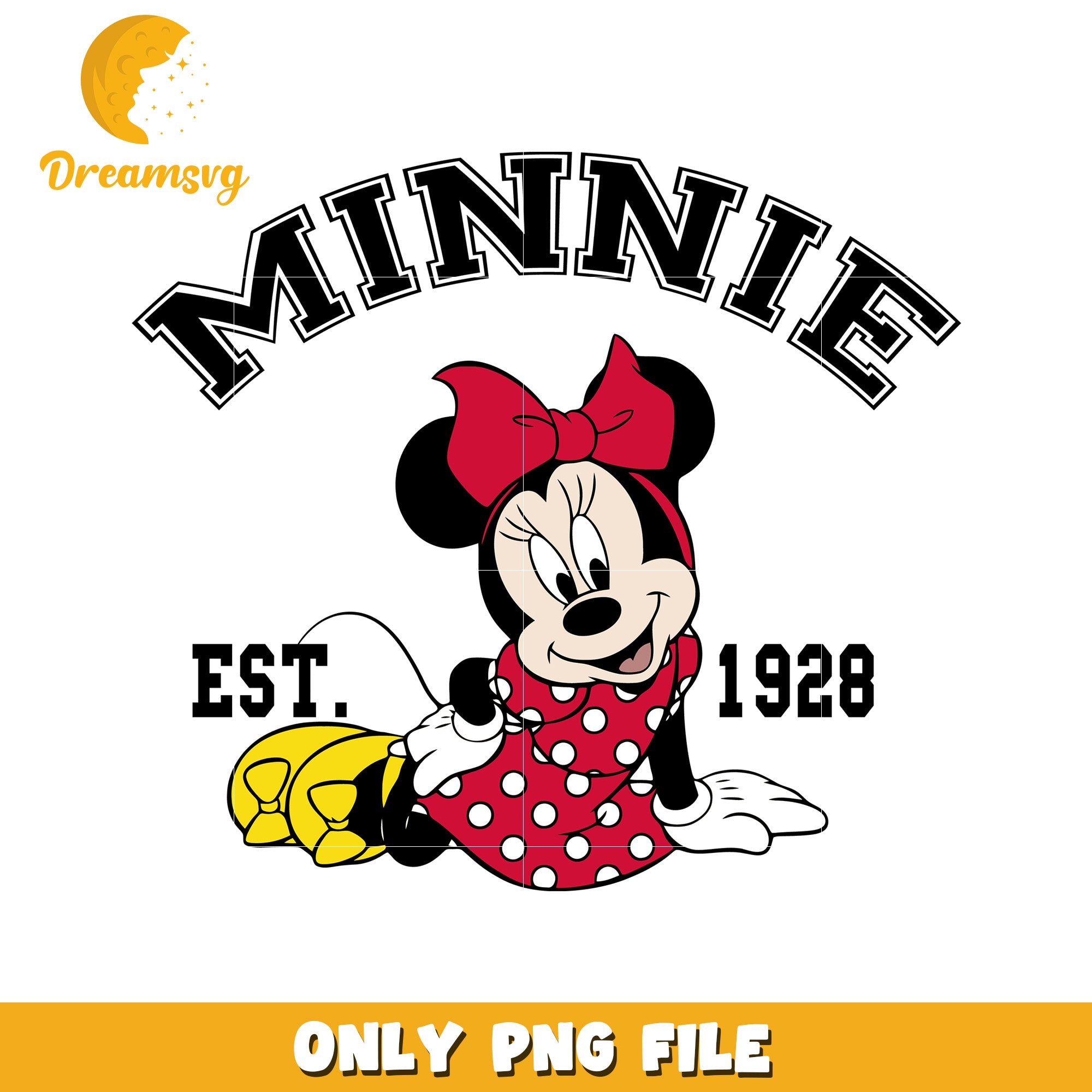 Minnie Mouse PNG 1928 Design