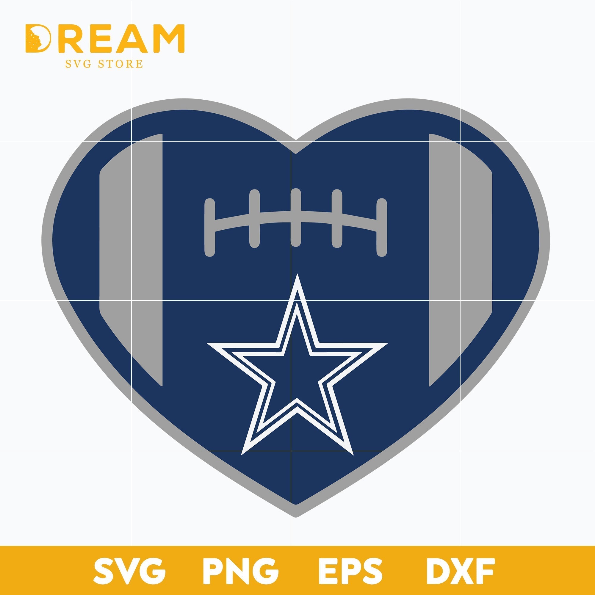 Dallas cowboys heart svg, Cowboys heart svg, Nfl svg, png, dxf, eps di
