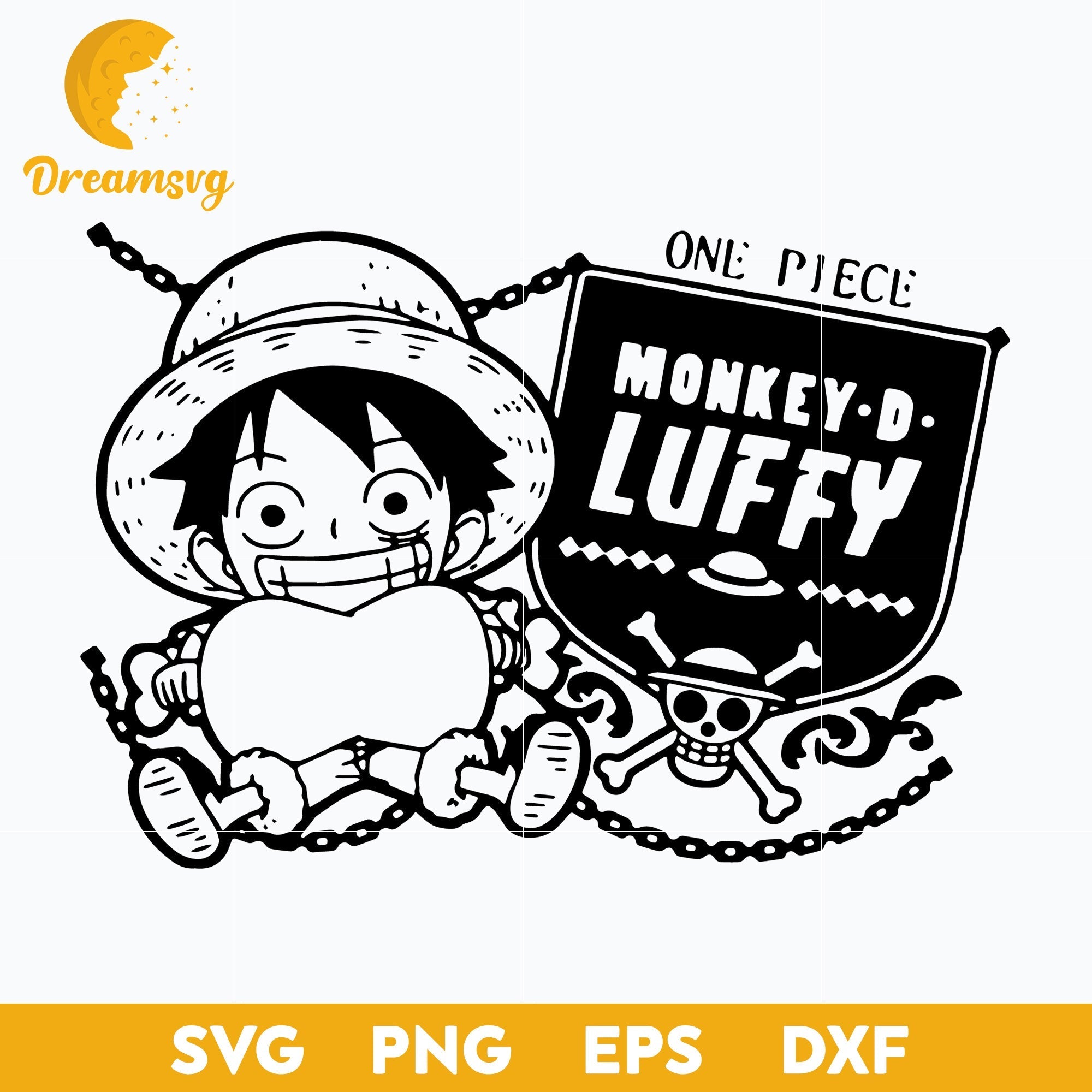 One Piece Monkey D Luffy Svg, One Piece Svg, Monkey D Luffy Svg, Luffy