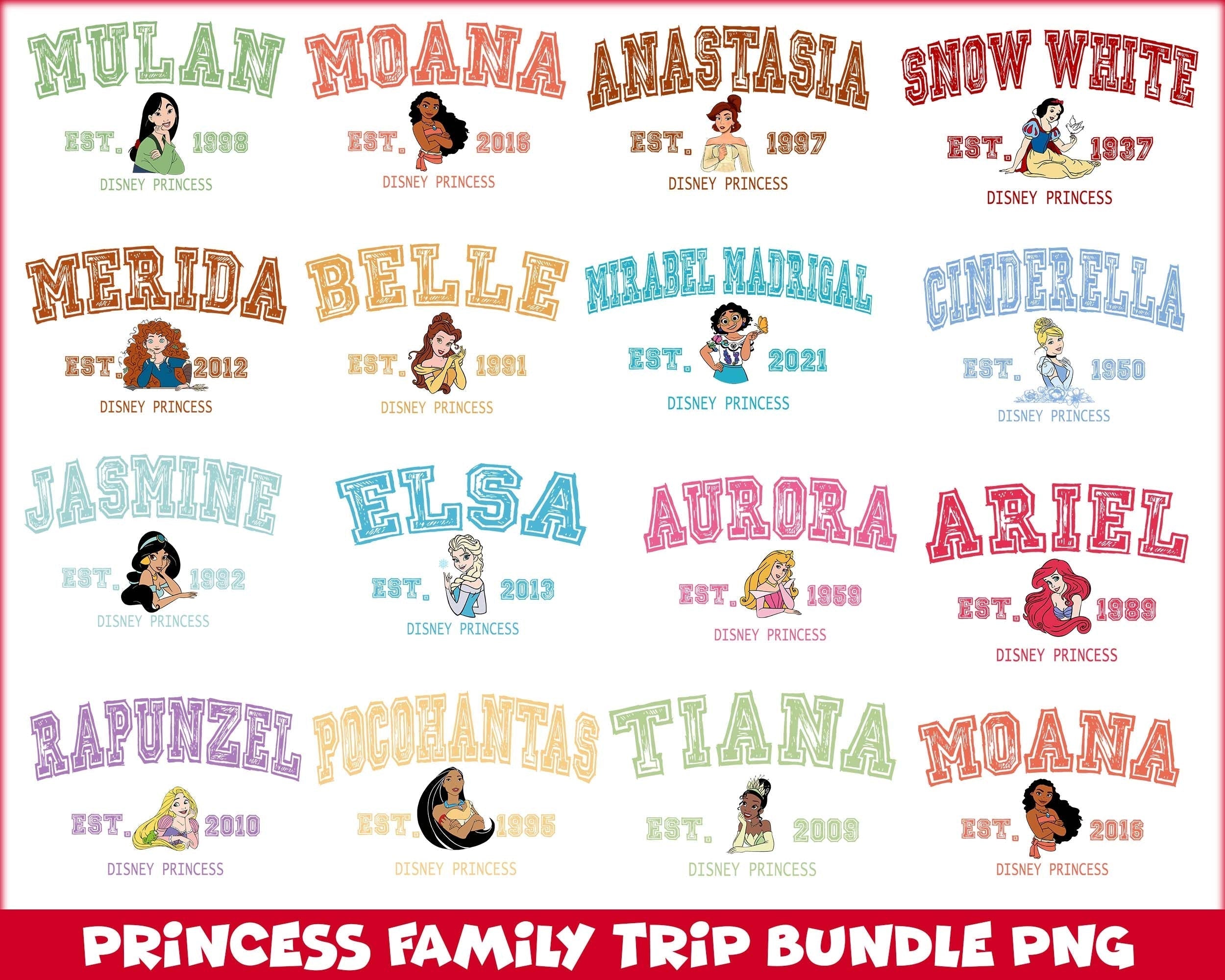 Version 2 - Disney Princess trip PNG, Princess Clipart, Princess Girl