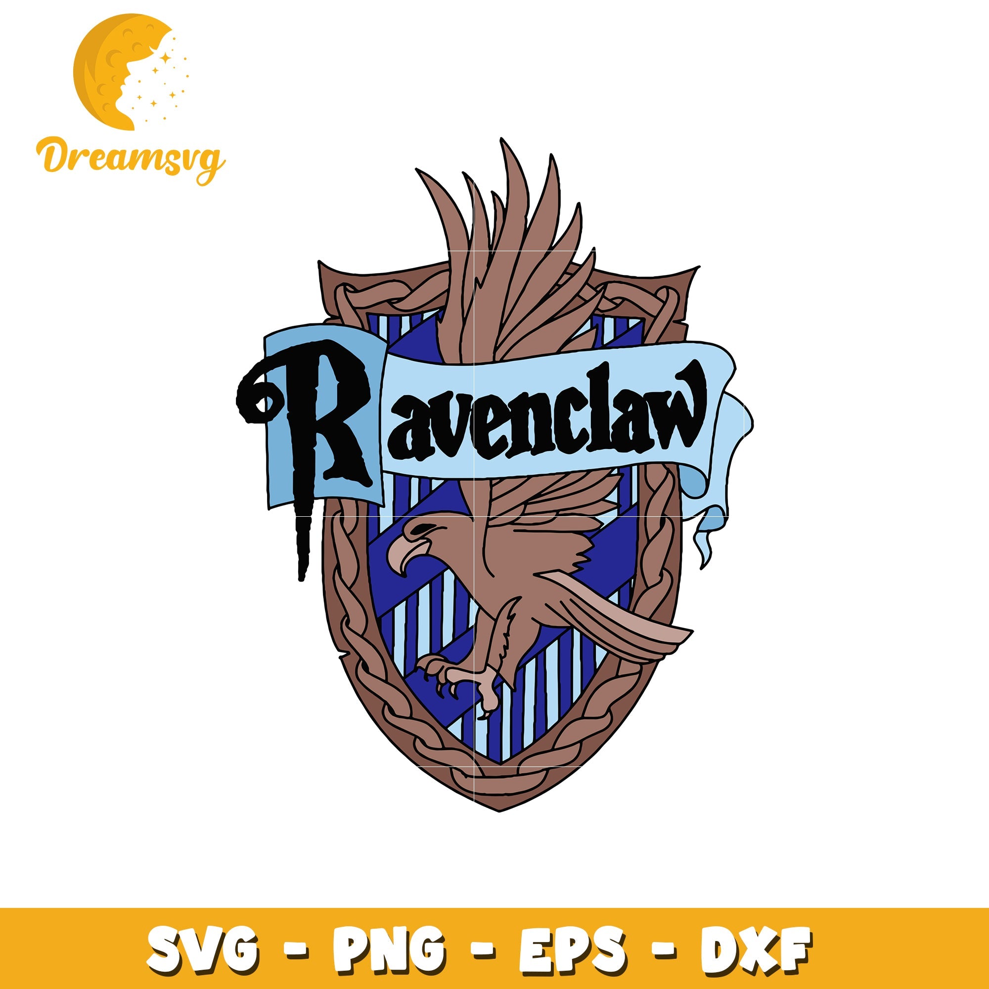 Ravenclaw Crest PNG, SVG, EPS, DXF Files