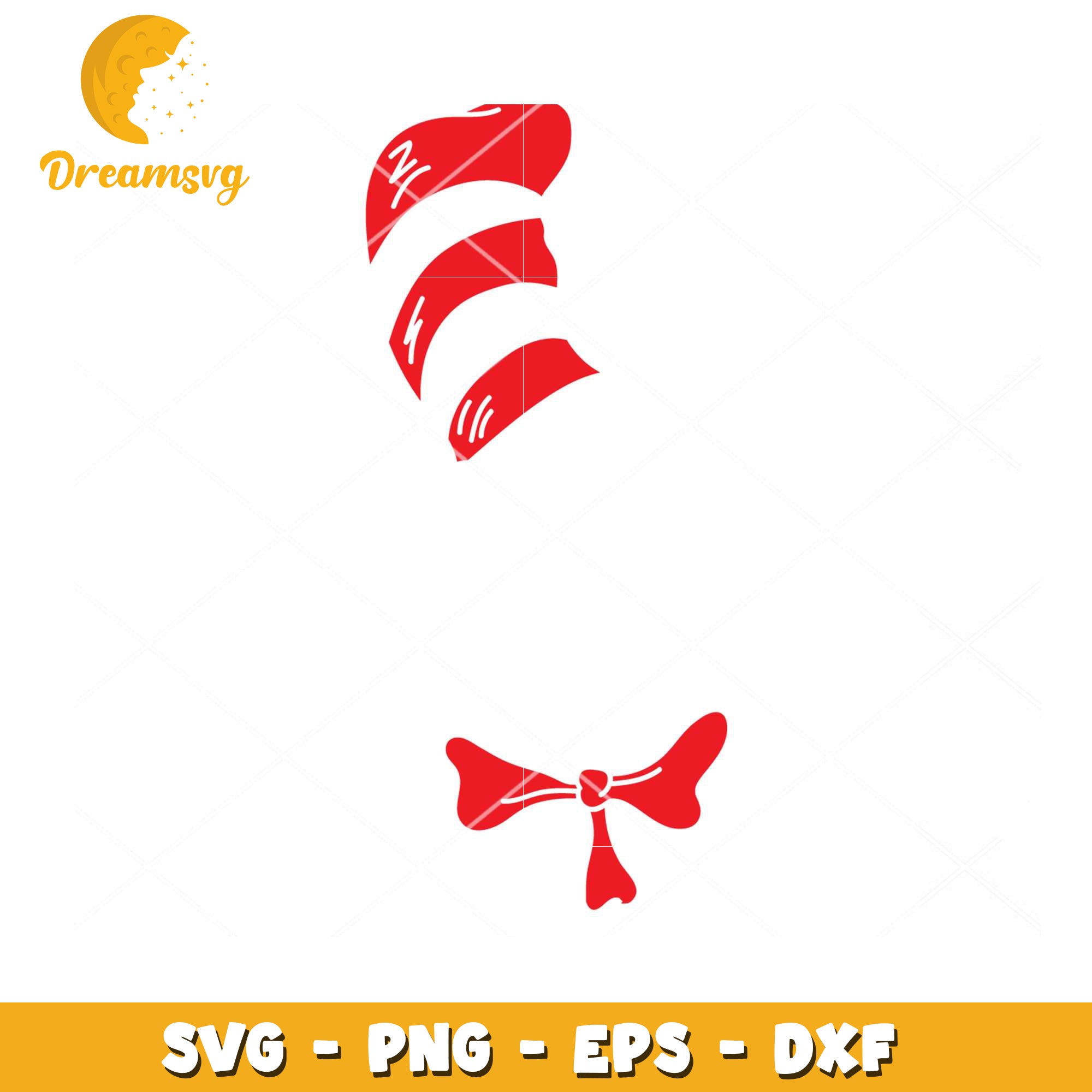Red Cat Hat SVG Clipart for Crafting and Design Projects
