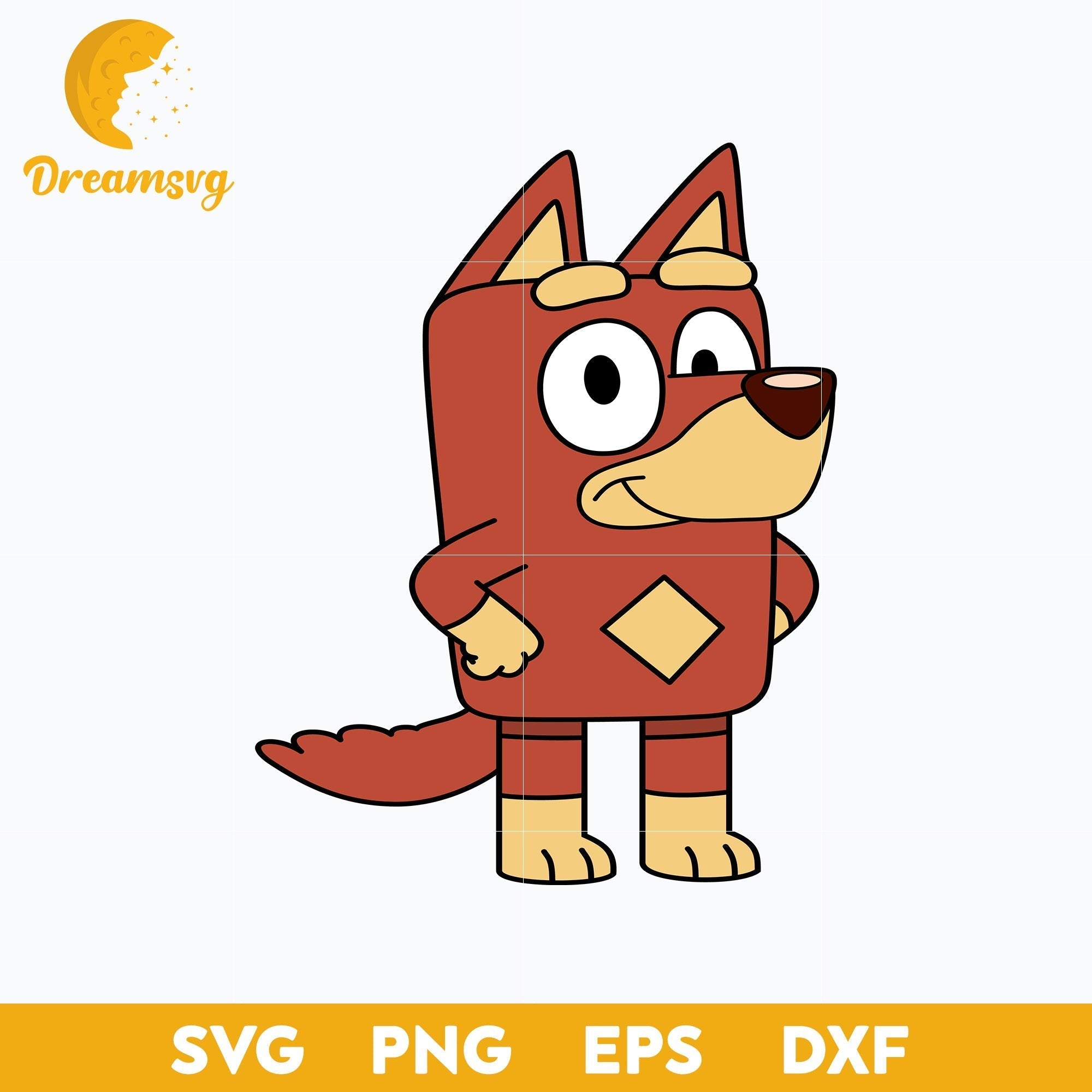 Rusty svg, Bluey Vector, Bluey Alphabeth, Bluey Cutfile, Bluey Clipart