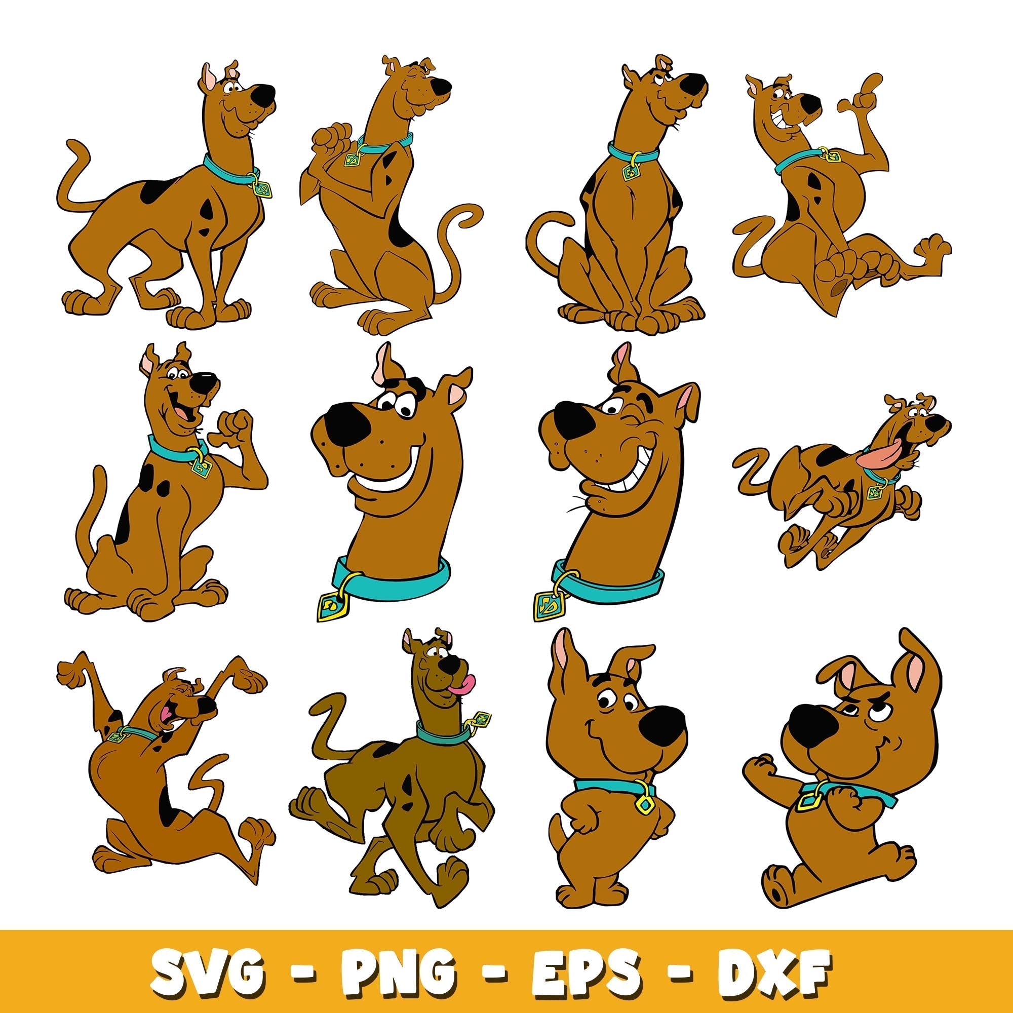 Cartoon Scooby Doo svg, Scooby Doo bundle svg, cartoon svg