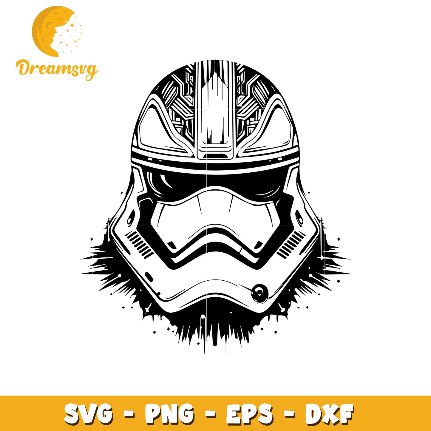 Stormtrooper Helmet SVG Cut File – Printy Studio