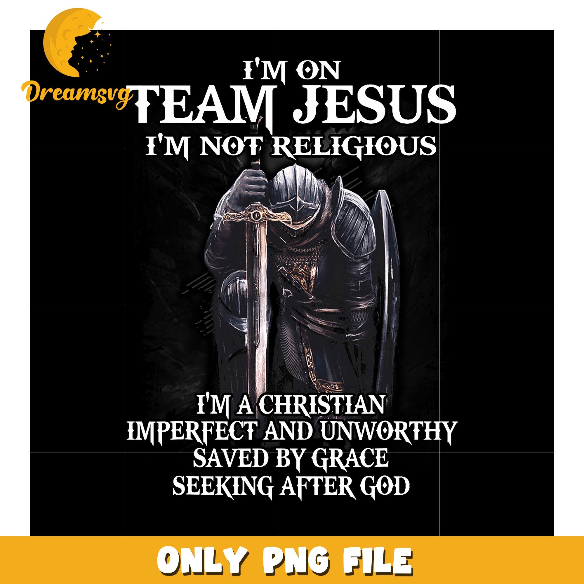 Team Jesus PNG Christian Knight Design