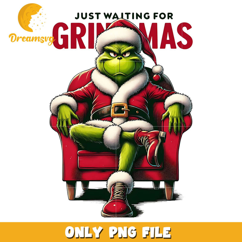 The grinch just waiting for grinchmas png, grinch png, christmas png