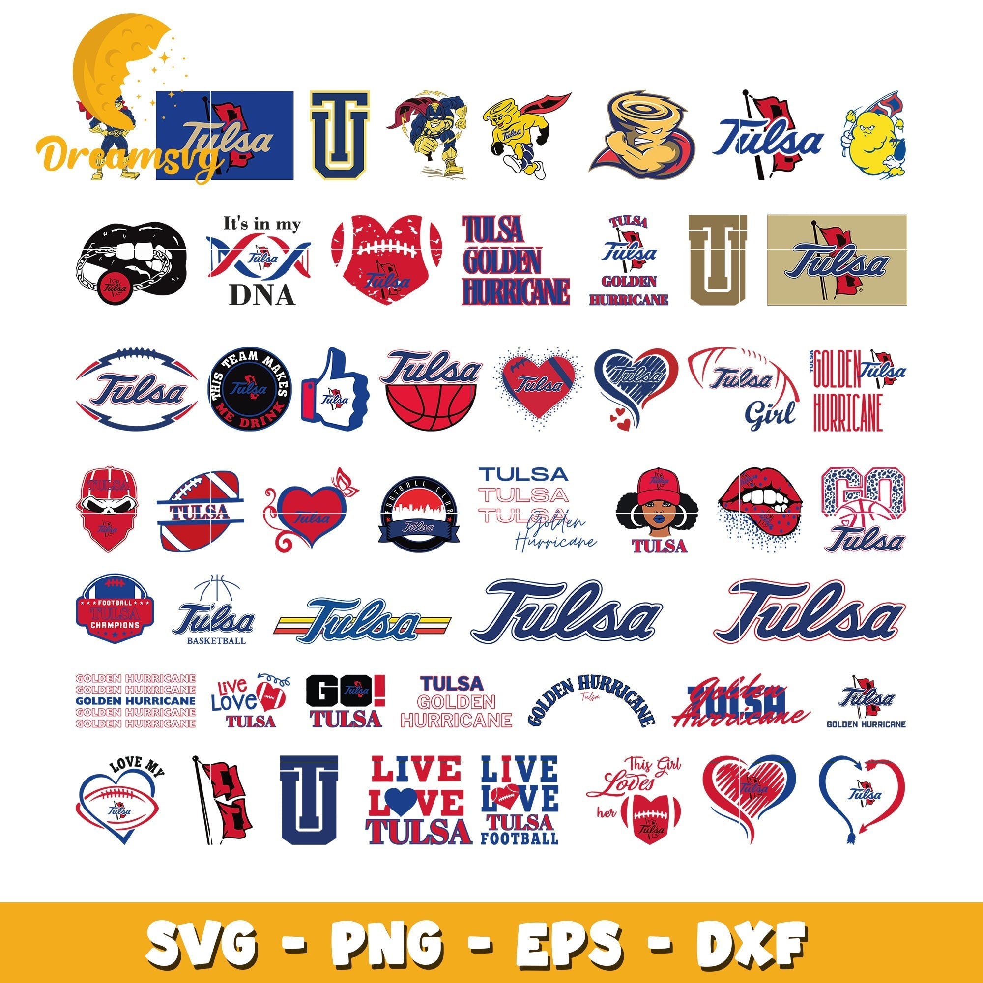 Tulsa golden hurricane logo bundle svg, tulsa golden hurricane svg