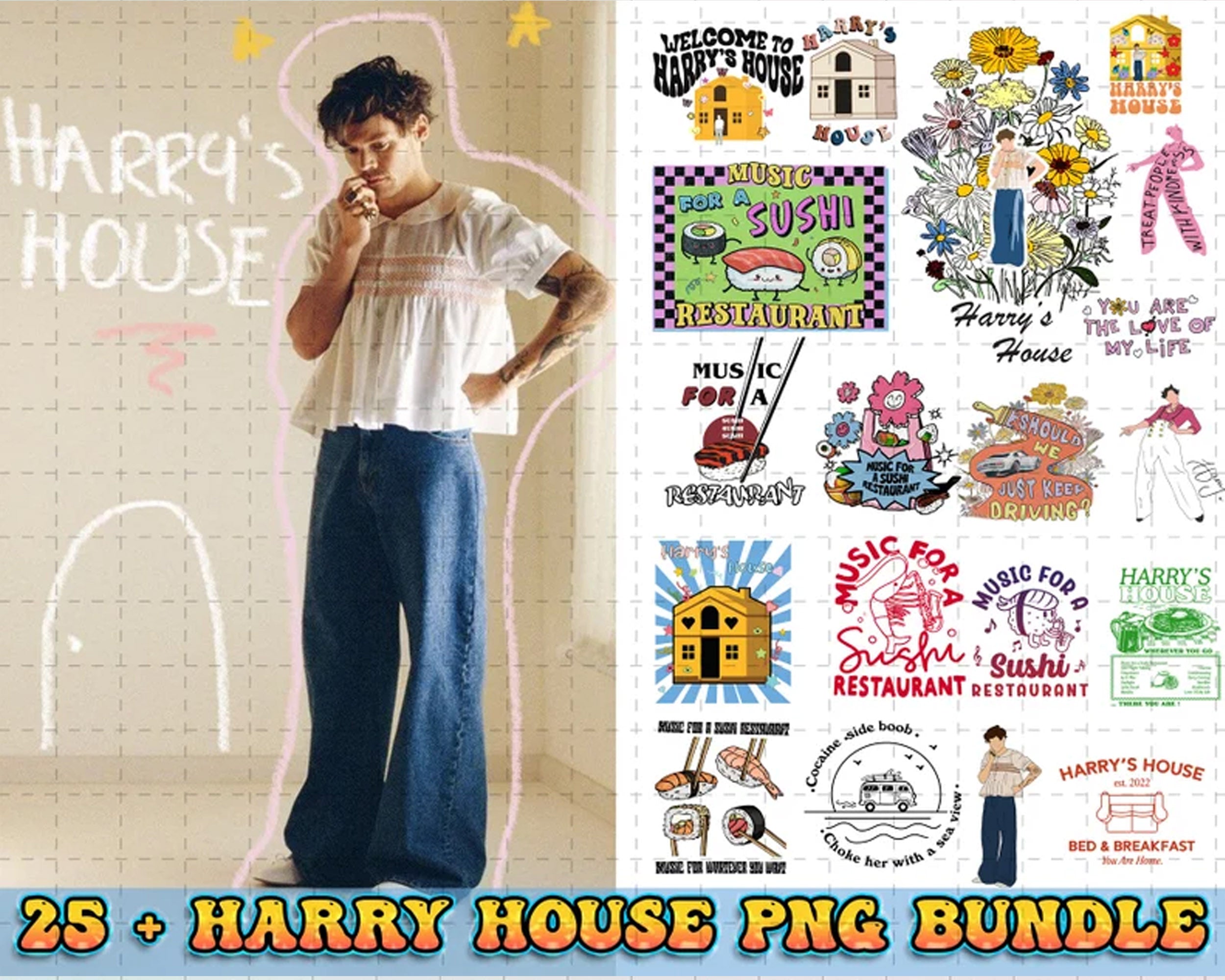 25 + Harry House Png Designs, Harry’s House You Are Home, Harry Style