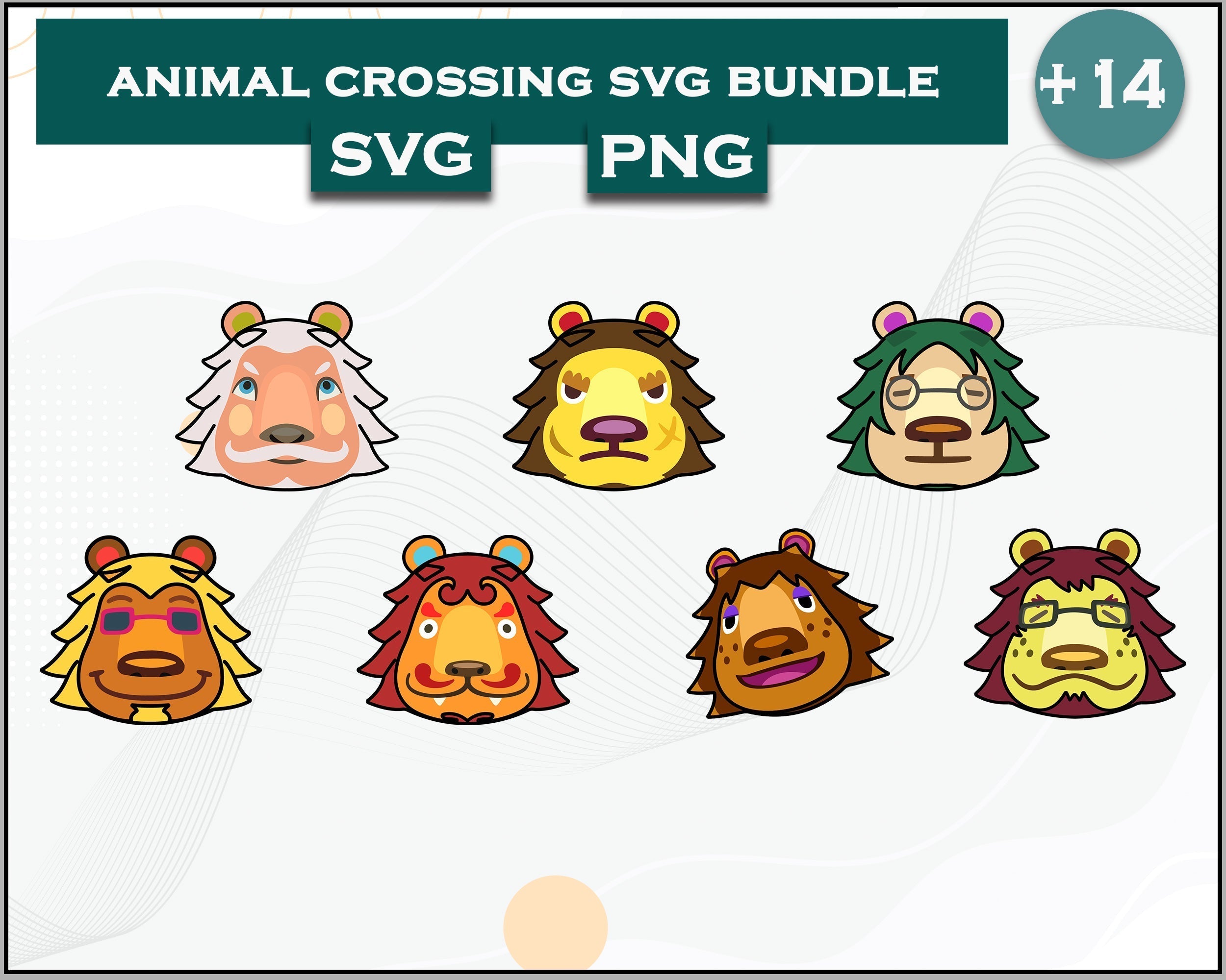 14+ Lion Svg Bundle, Animal Crossing Svg Bundle, Animal Crossing Svg ...