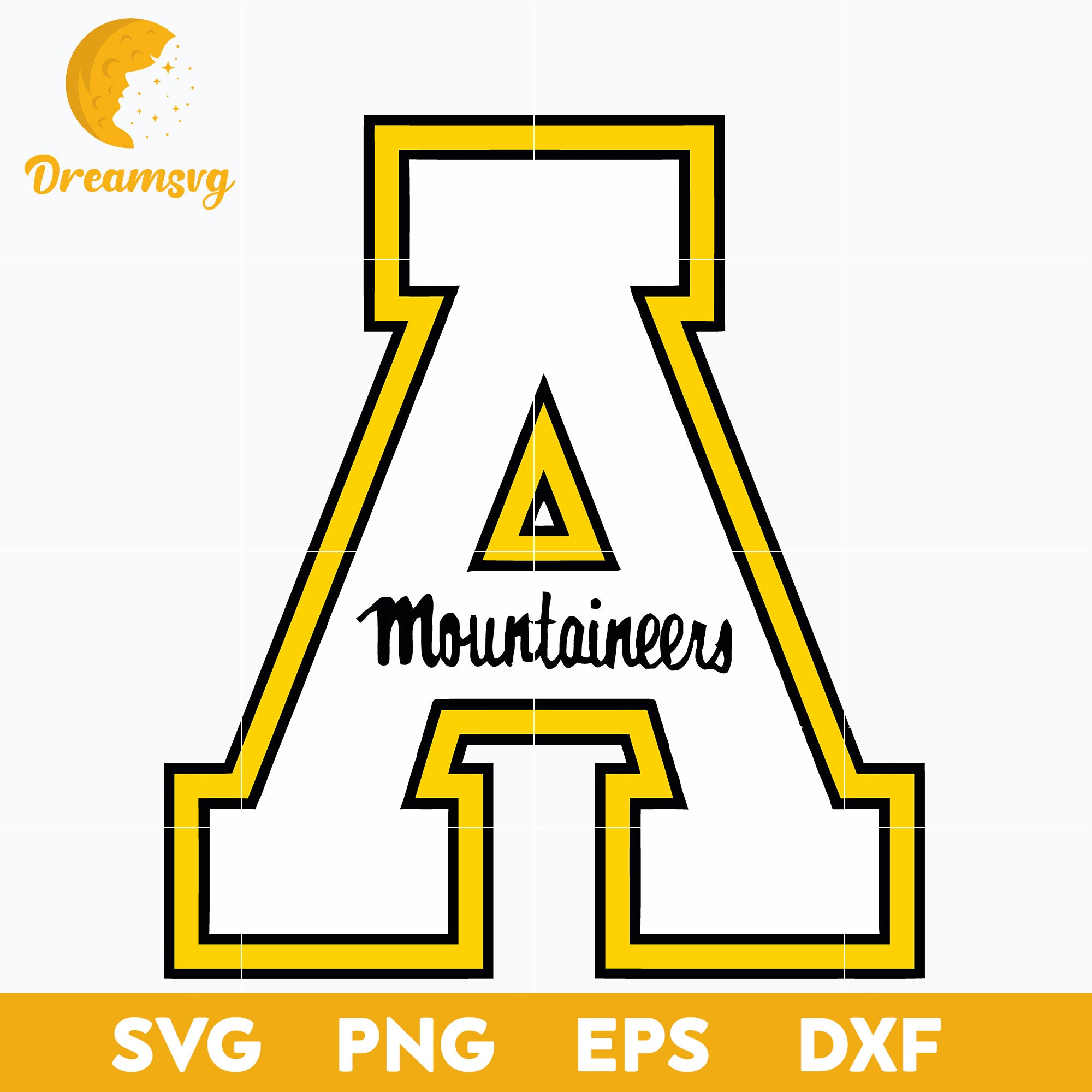 Appalachian State Mountaineers Svg, Logo Ncaa Sport Svg, Ncaa Svg, Png