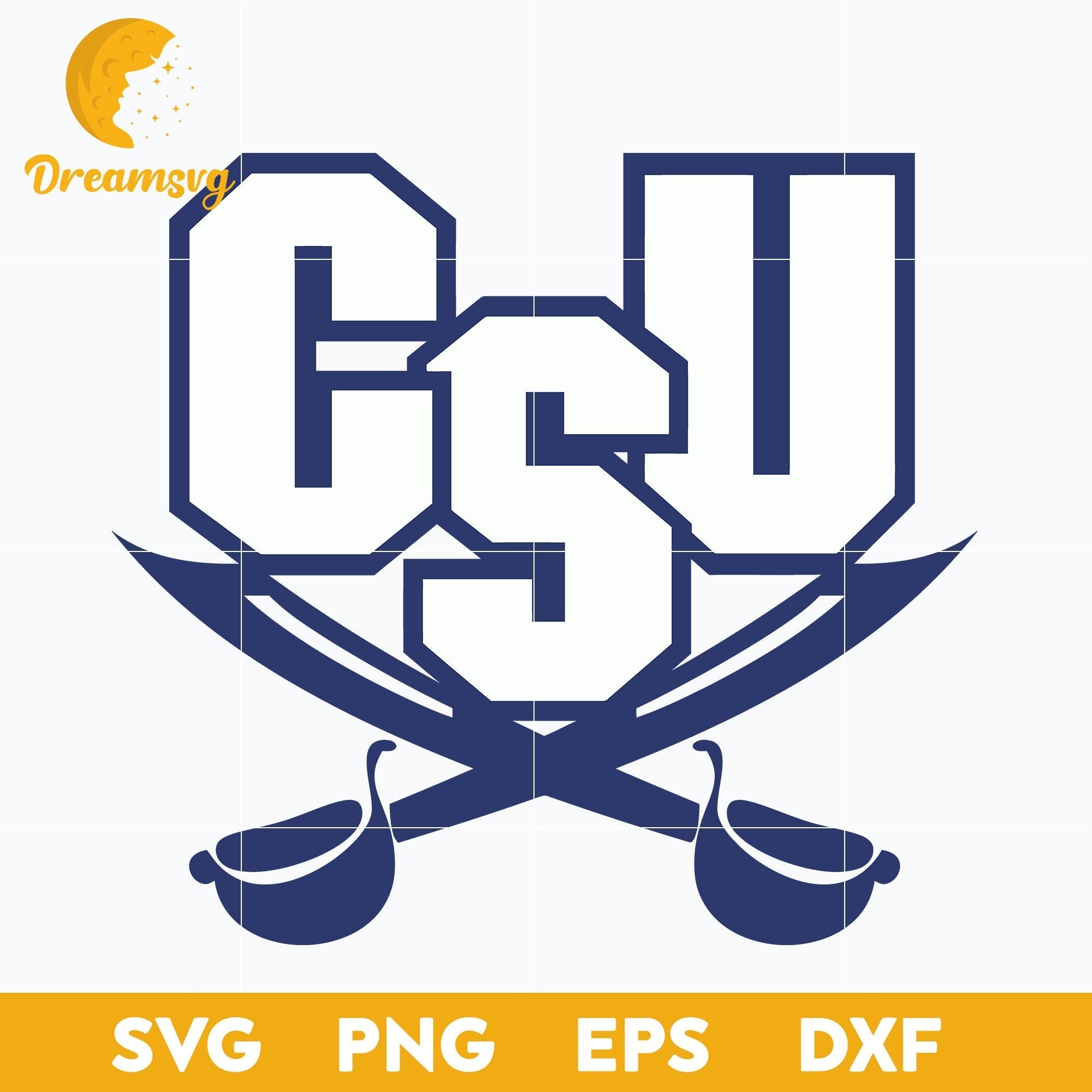 CSU Buccaneers Svg, Logo Ncaa Sport Svg, Ncaa Svg, Png, Dxf, Eps Downl