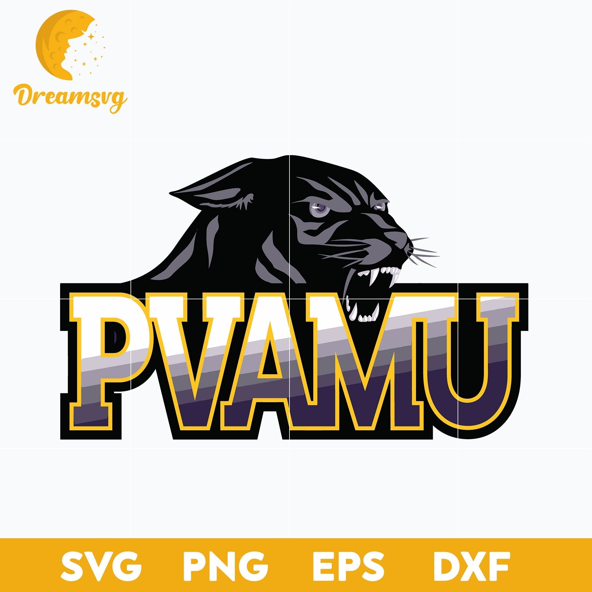 Prairie View A&M Panthers Svg, Logo Ncaa Sport Svg, Ncaa Svg, Png, Dxf