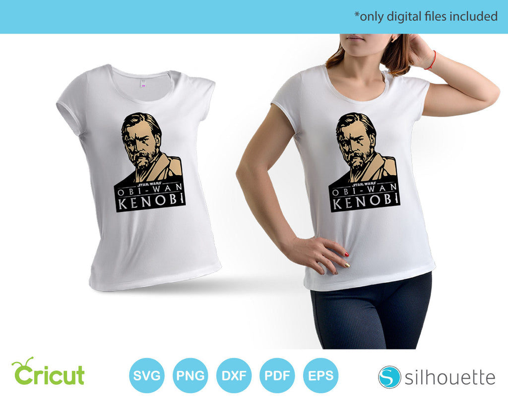Obi-Wan Kenobi cliparts bundle, Designs for Sublimation, SVG cut files
