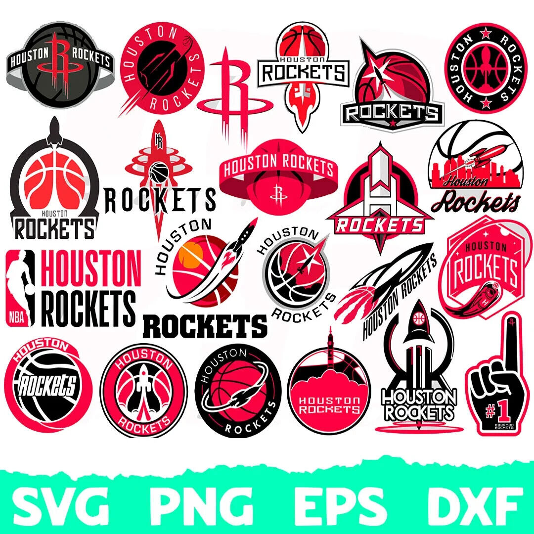 Houston Rockets Logo SVG , NBA Rockets Logo PNG, Cut Files, SVG for Cr